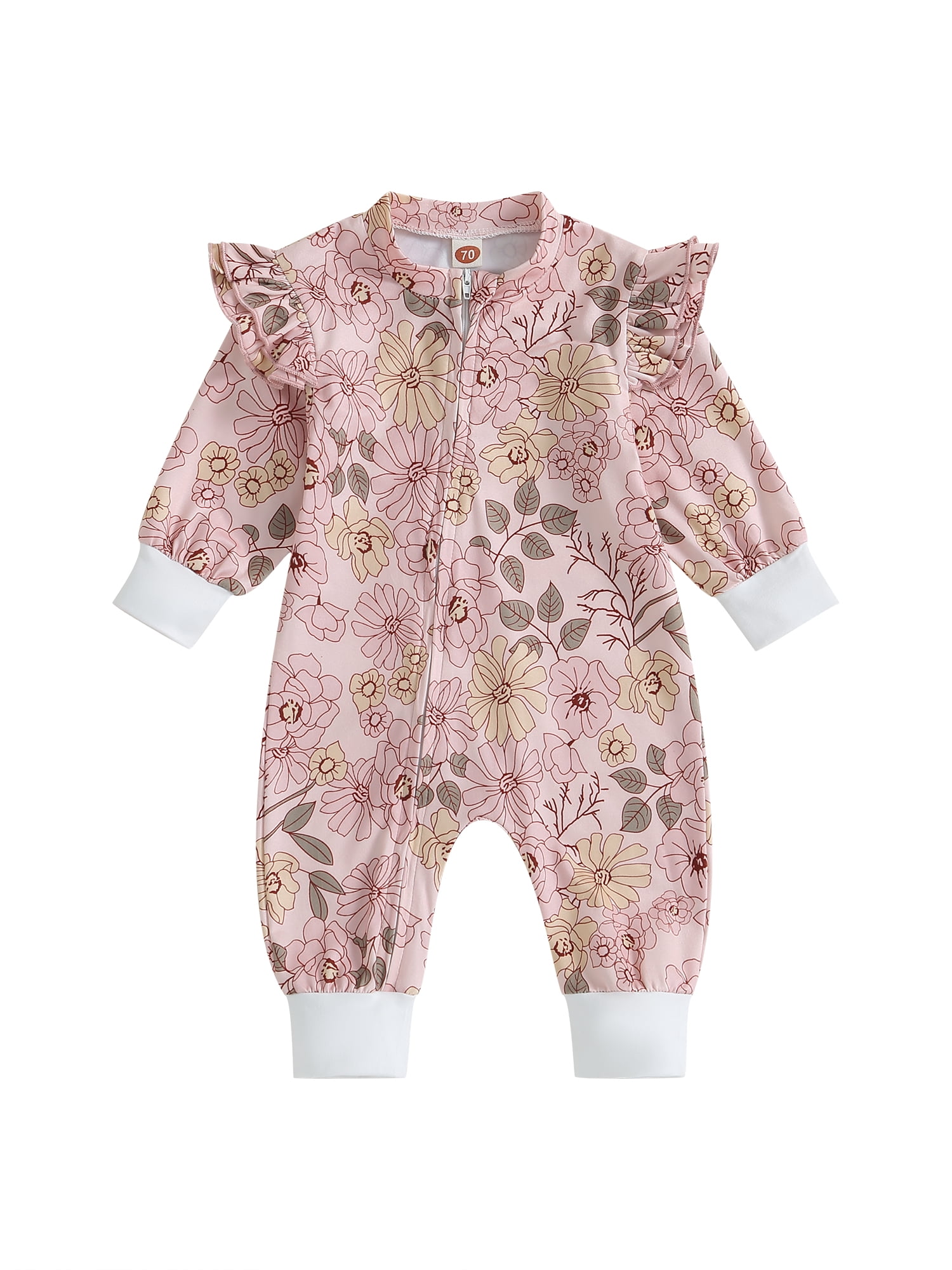 Wassery Baby Girls Bodysuit 3 6 12 18 24 Months Infant Fall Clothes ...