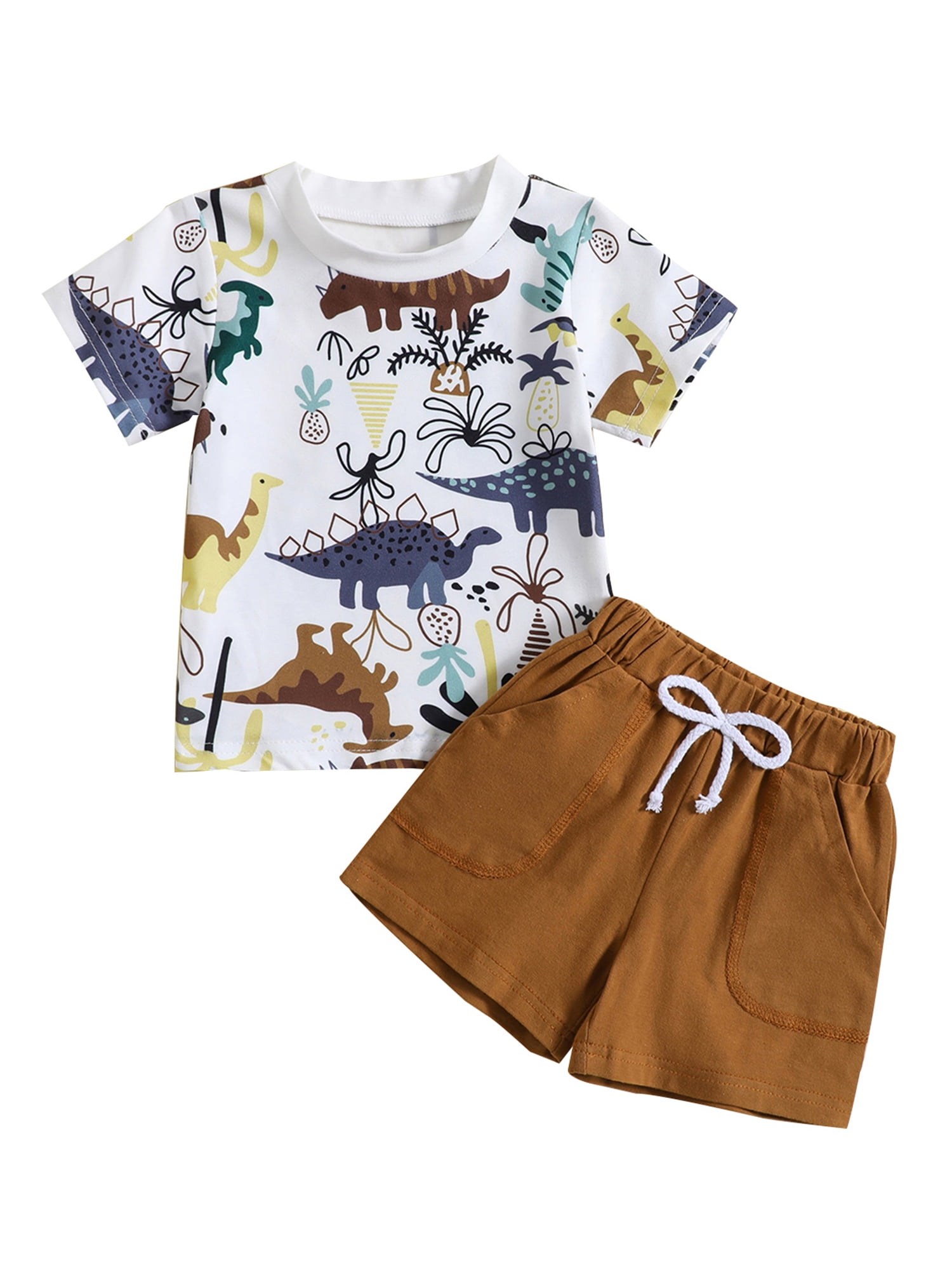 Wassery Infant Baby Boys Summer Clothes 3 12 18 24 Months Newborn Boys ...