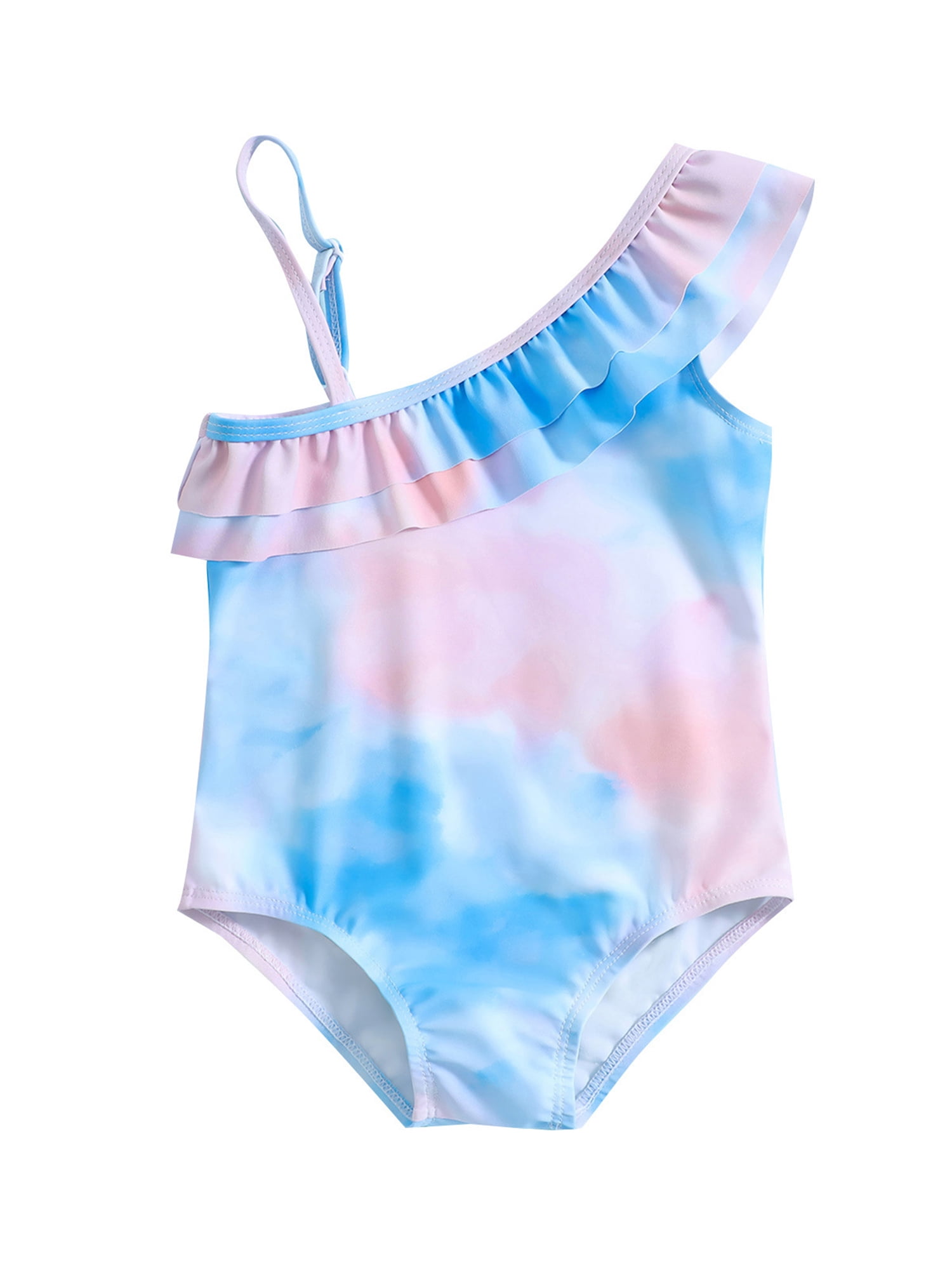 Wassery Infant Baby Girl Swimwears Sleeveless Ruffle Summer Bathing ...