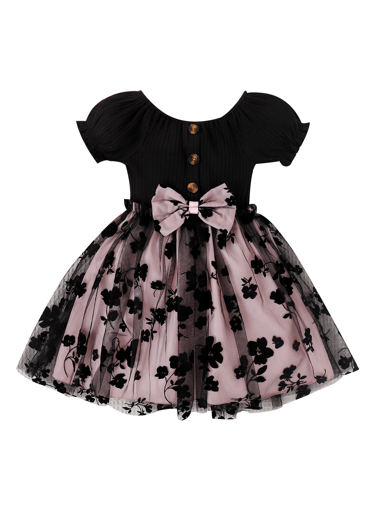 Wassery Kids Girl’s A-line Dress 4 5 6 7 Year Little Girls Summer ...