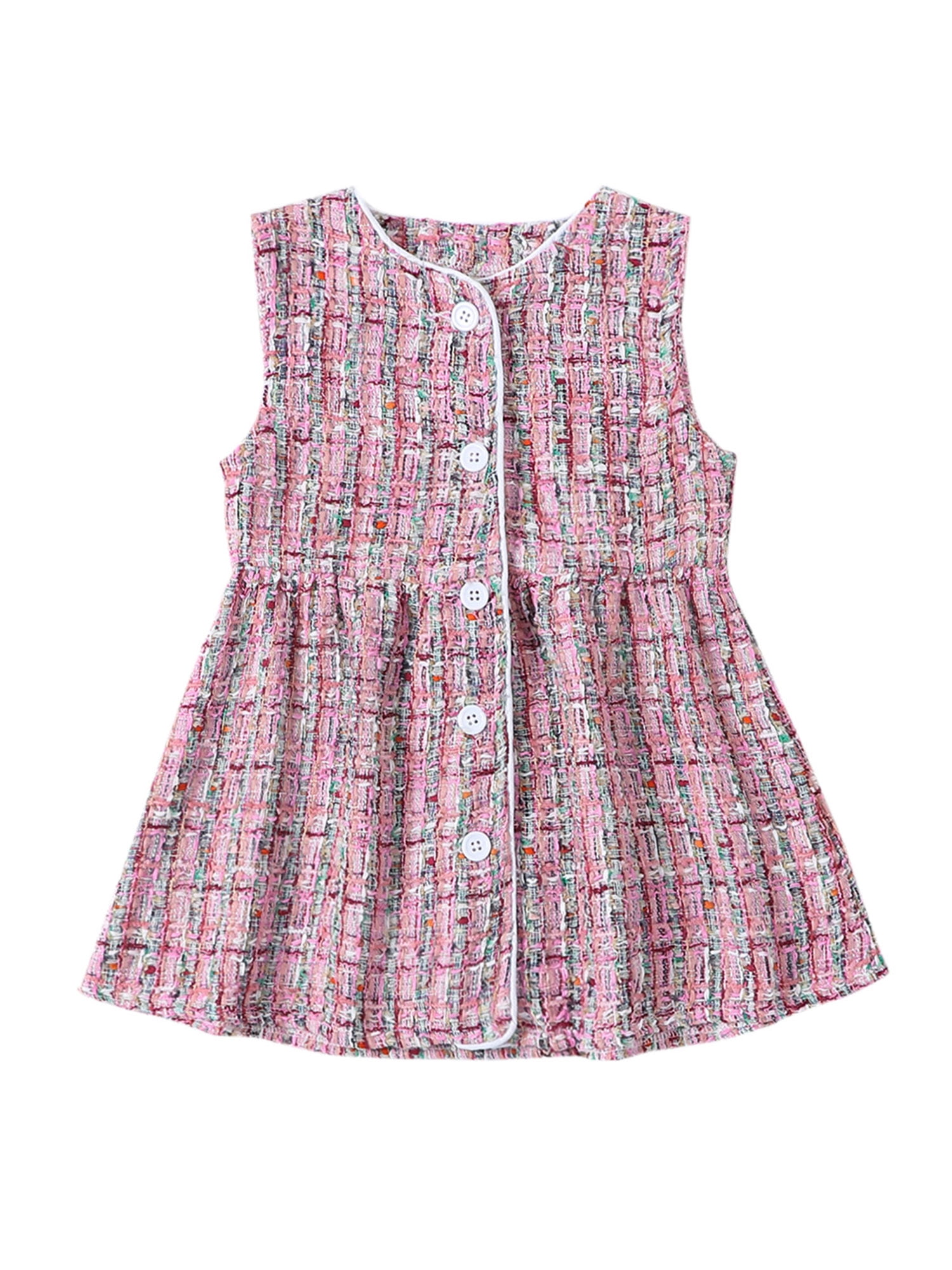 Wassery Little Girls Tank Dress Kids Girls Summer Casual Dress 3T 4T 5T ...