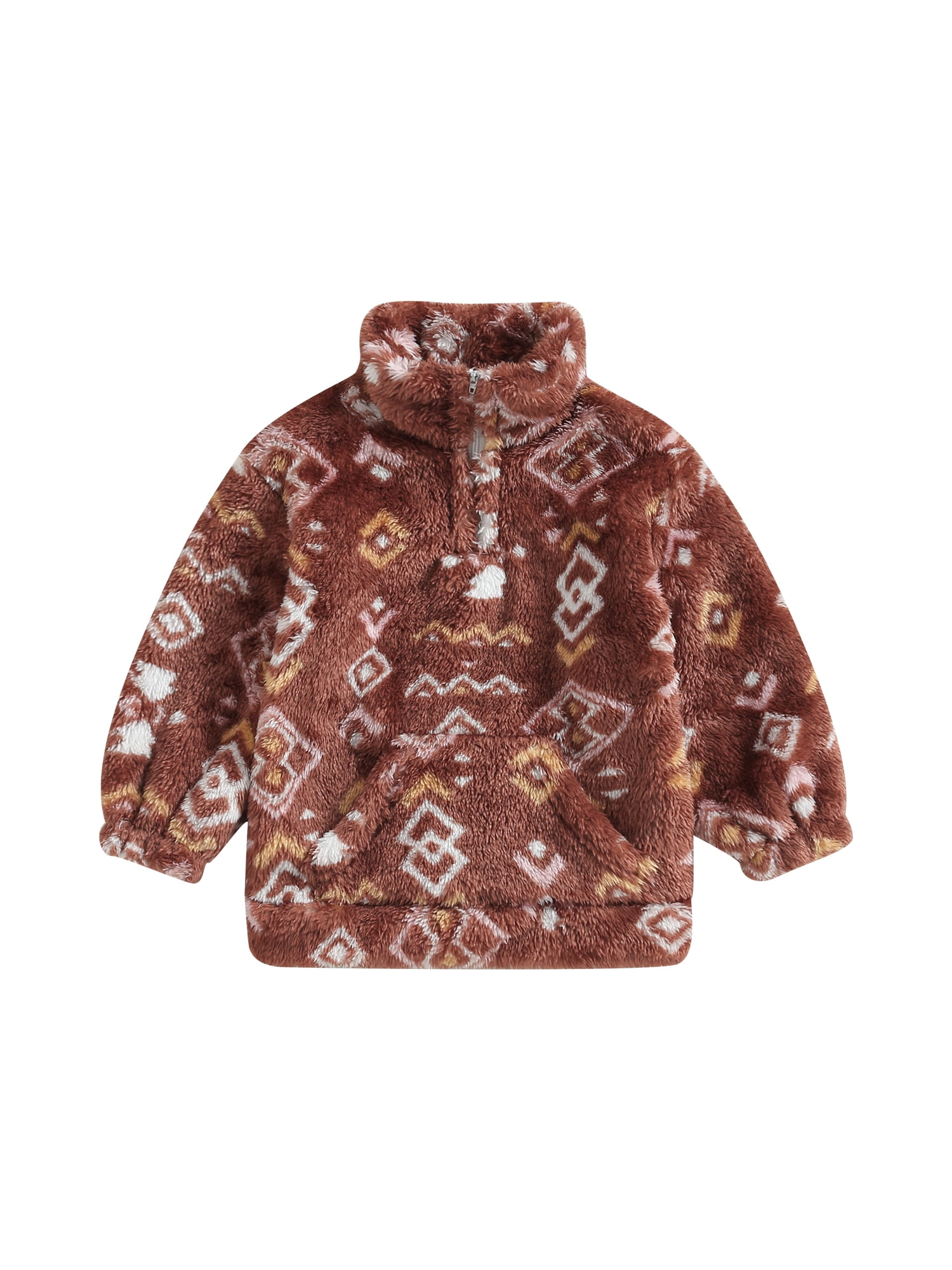 Wassery Toddler Girls Fleece Jacket Kids Winter Warm Outerwear Little ...