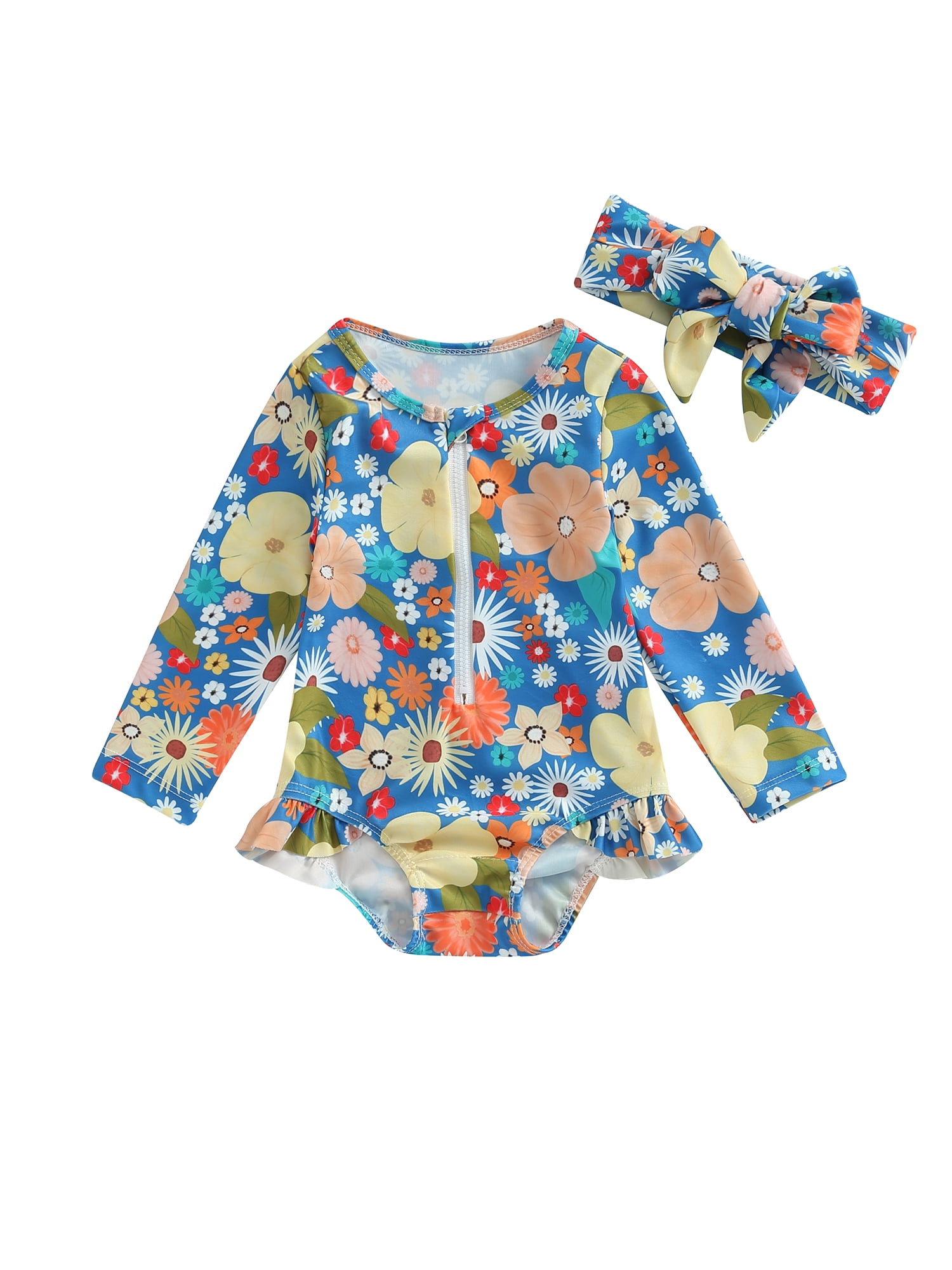 Wassery Toddler Girls Romper Swimsuit 9M 18M 24M 3T 4T 5T Kids Girl ...