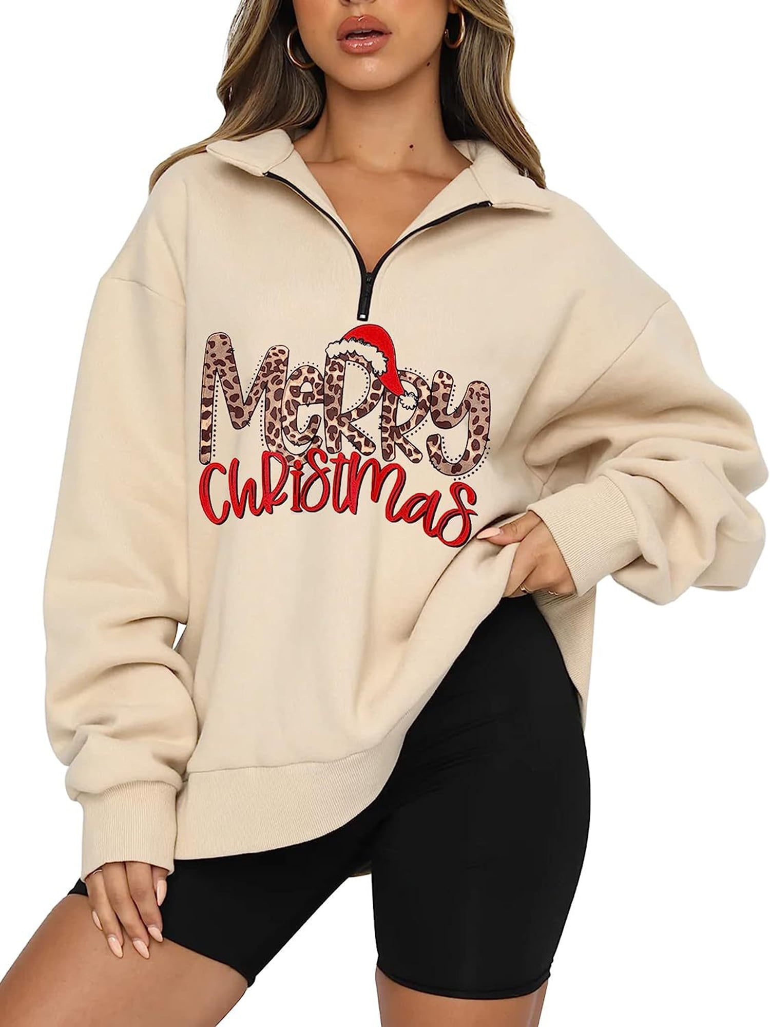Wassery Women's Christmas Sweaters Teen Girls Sweatshirt Long Sleeve ...