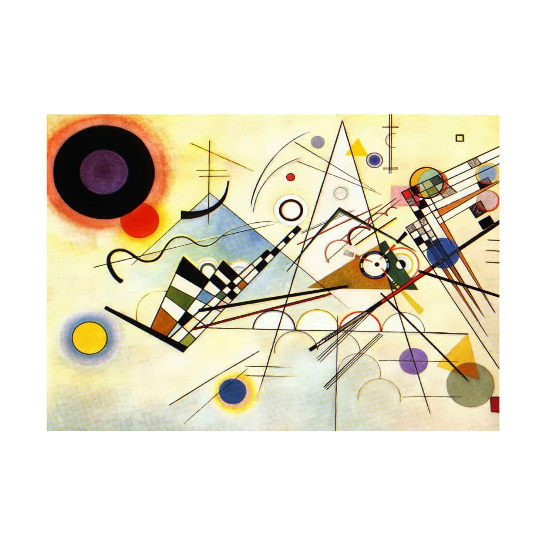 Wassili Kandinsky Composition 8 VIII 1923 Bright Colourful Geometric ...