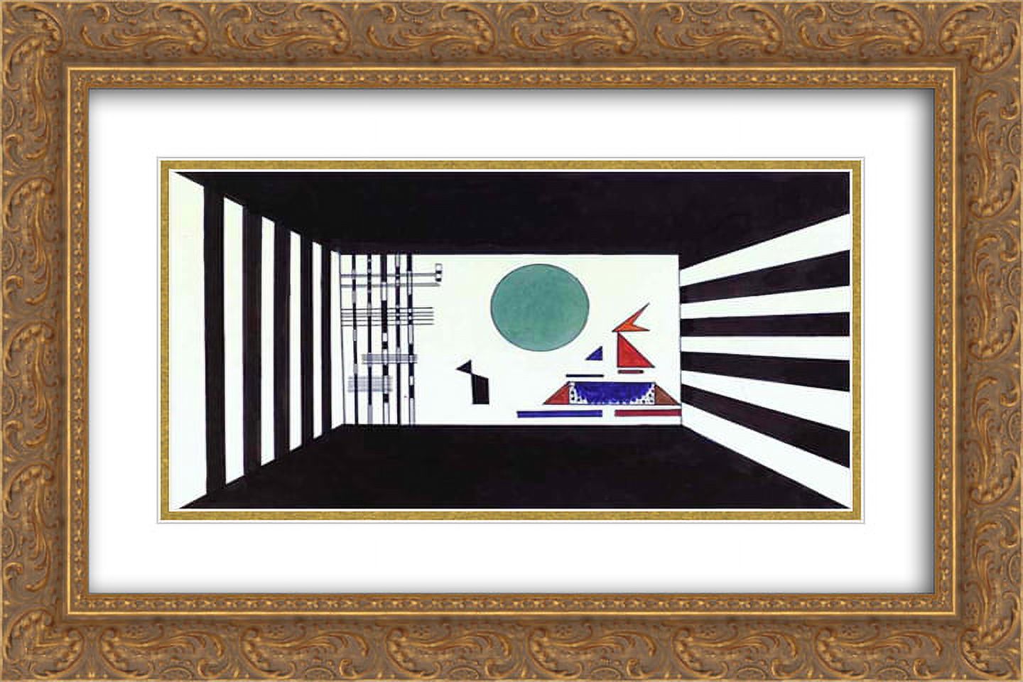 Wassily Kandinsky 2x Matted 24x18 Gold Ornate Framed Art Print 'Picture ...