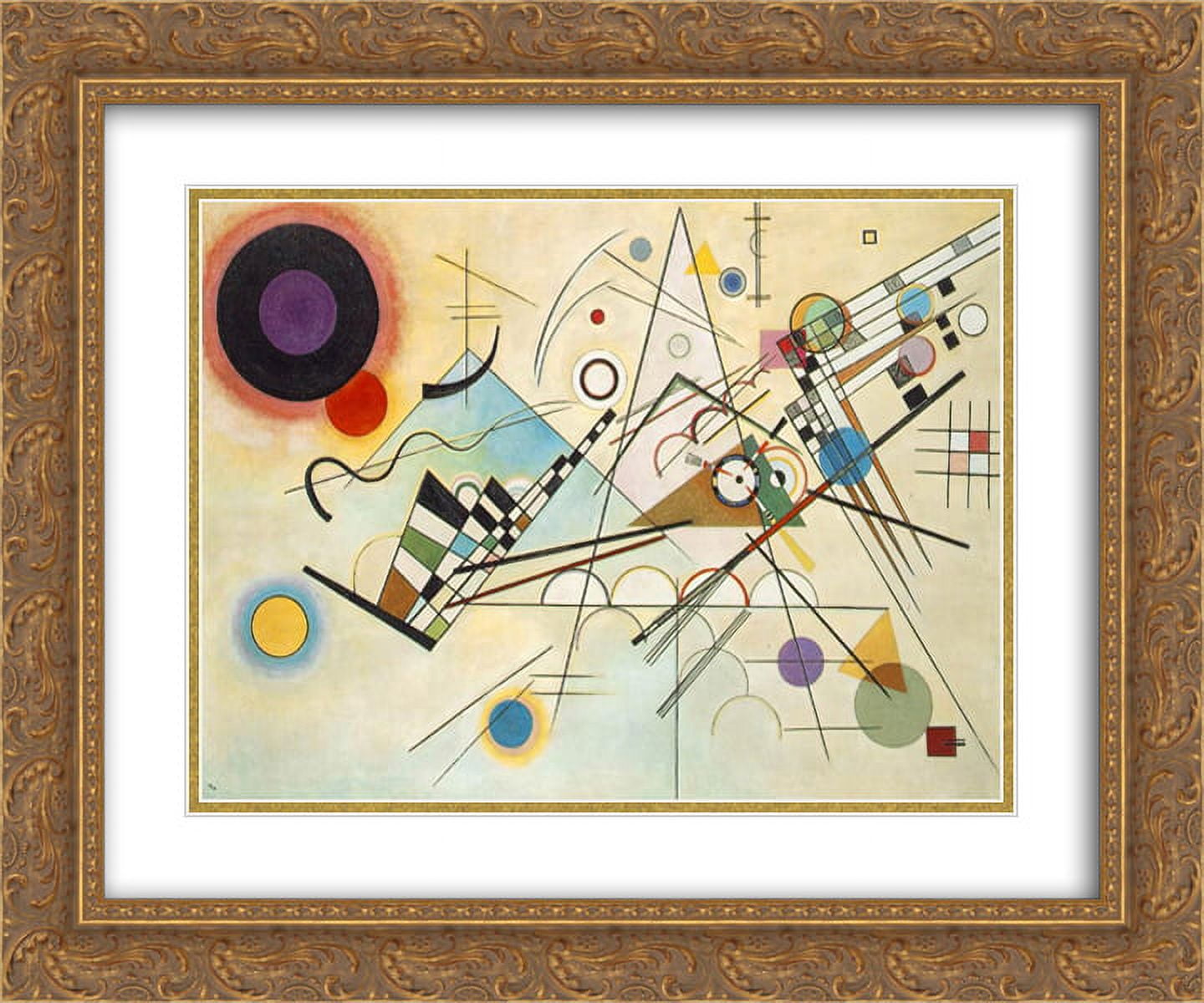 Wassily Kandinsky 2x Matted 24x20 Gold Ornate Framed Art Print ...