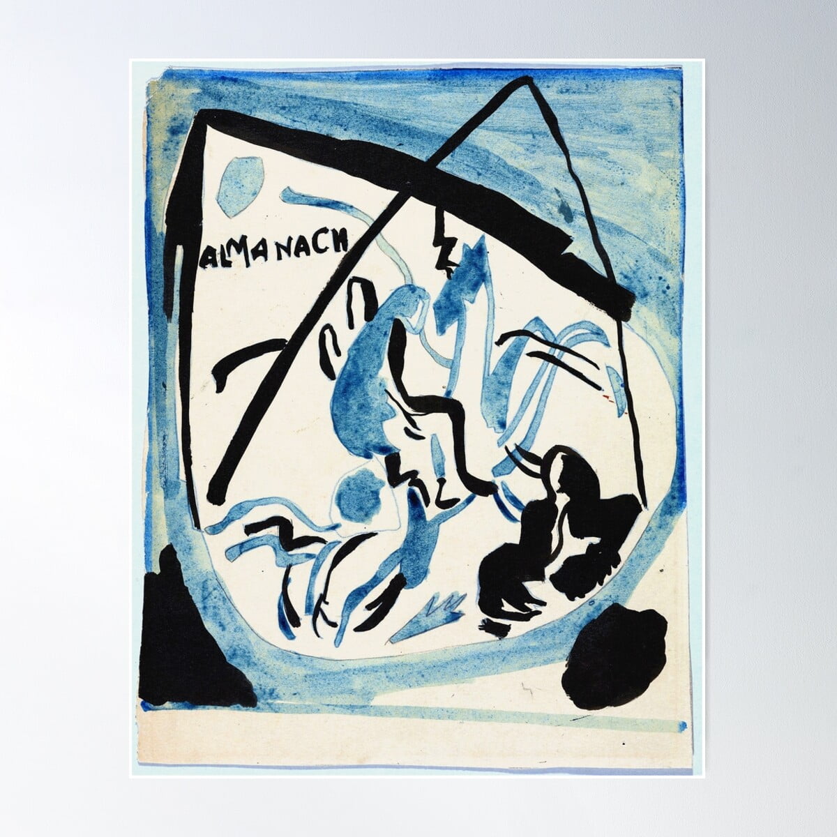 Wassily Kandinsky The Blue Rider Vii (1911) | Wassily Kandinsky ...