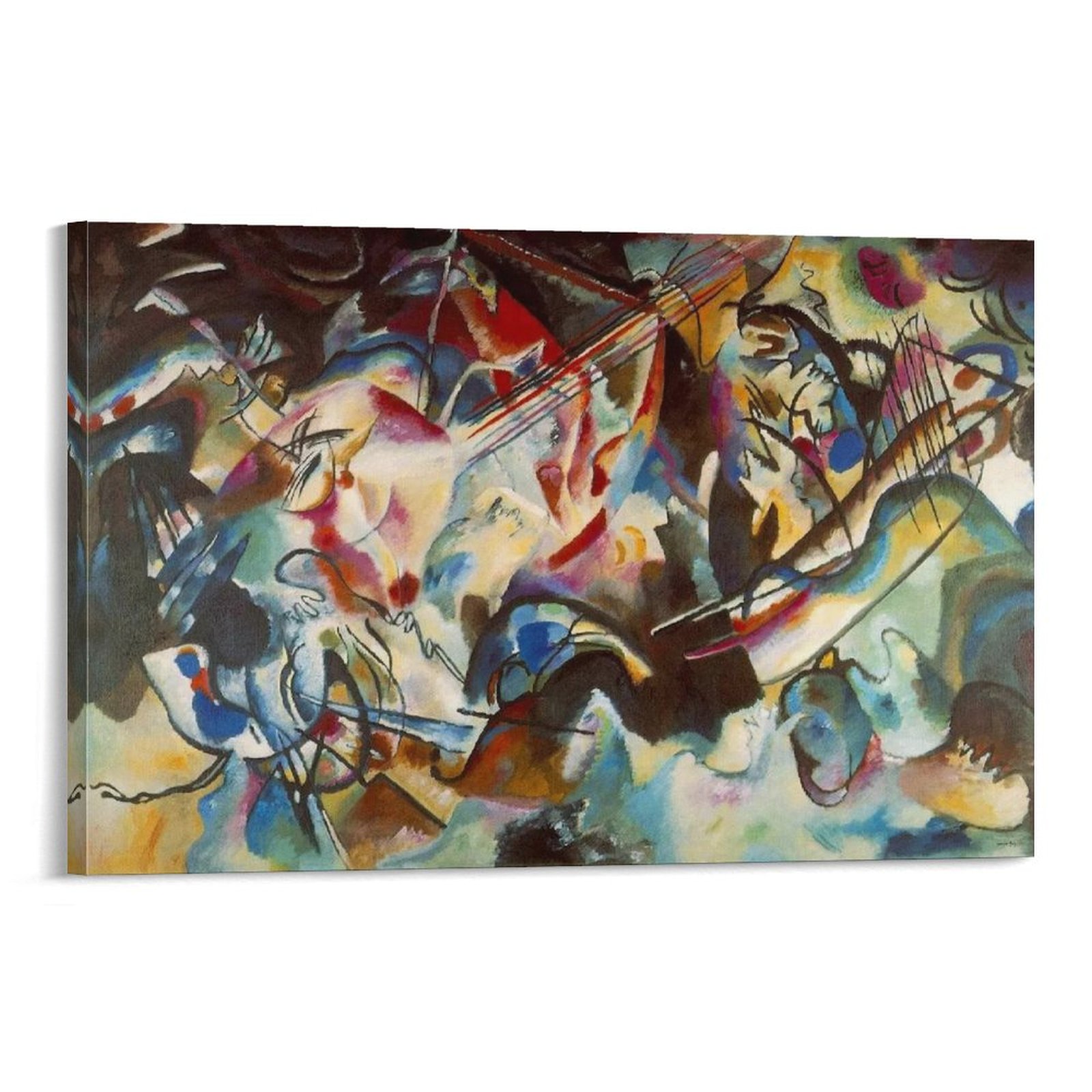 Wassily Kandinsky Composition No. 6 Painting Poster Picture Print Wall ...