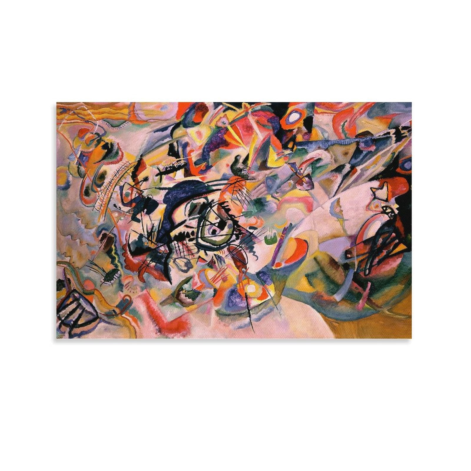 Wassily Kandinsky Composition VII Print Photo Art Painting Canvas ...