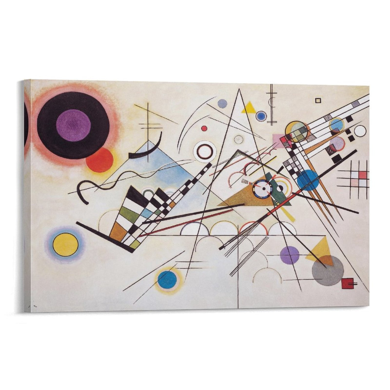 Wassily Kandinsky Composition VIII Canvas Art Poster and Wall Art ...