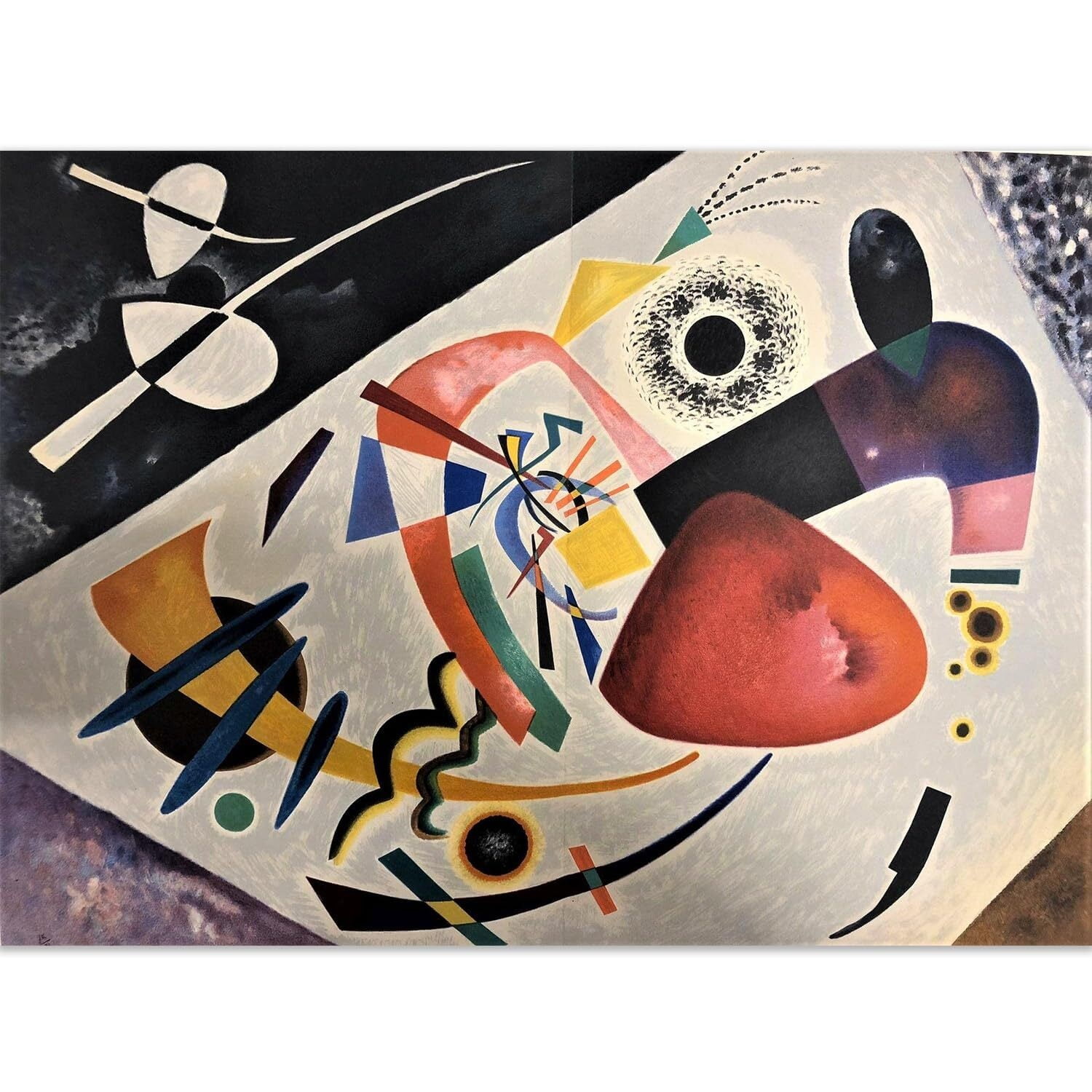 Wassily Kandinsky Poster Modern Wall Art Wassily Kandinsky Prints Red ...