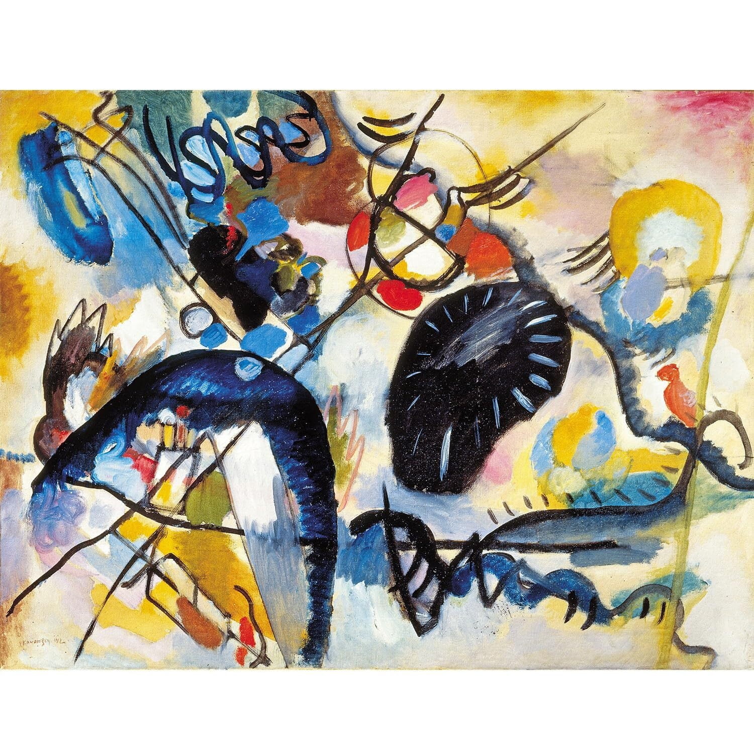 Wassily Kandinsky Posters Black spot Wall Art Wassily Kandinsky Prints ...