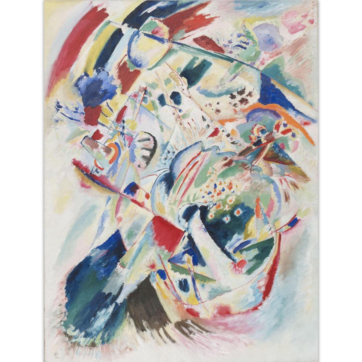 Wassily Kandinsky Posters Colorful graffiti Wall Art Wassily Kandinsky ...