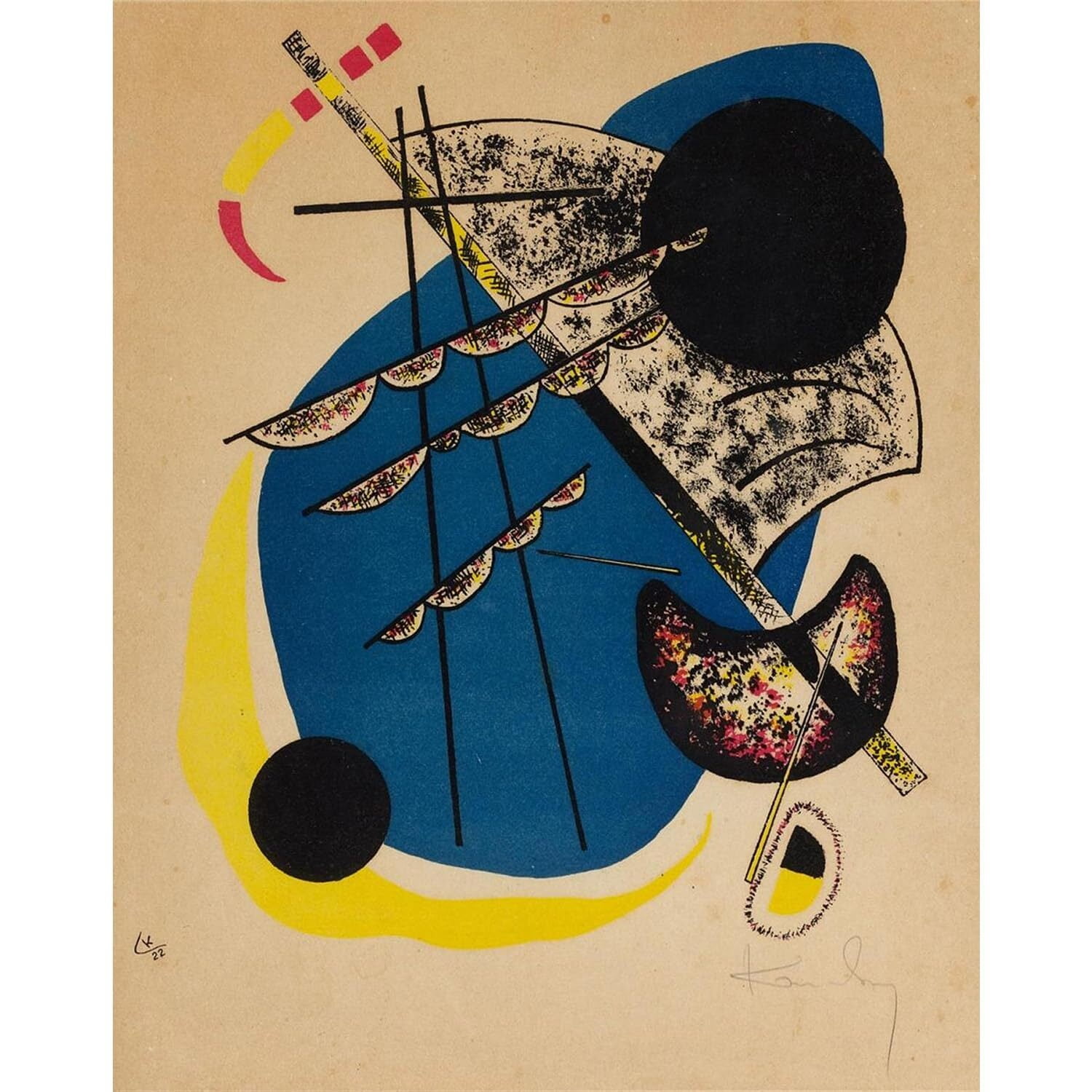 Wassily Kandinsky Posters Small worlds II Wall Art Wassily Kandinsky ...