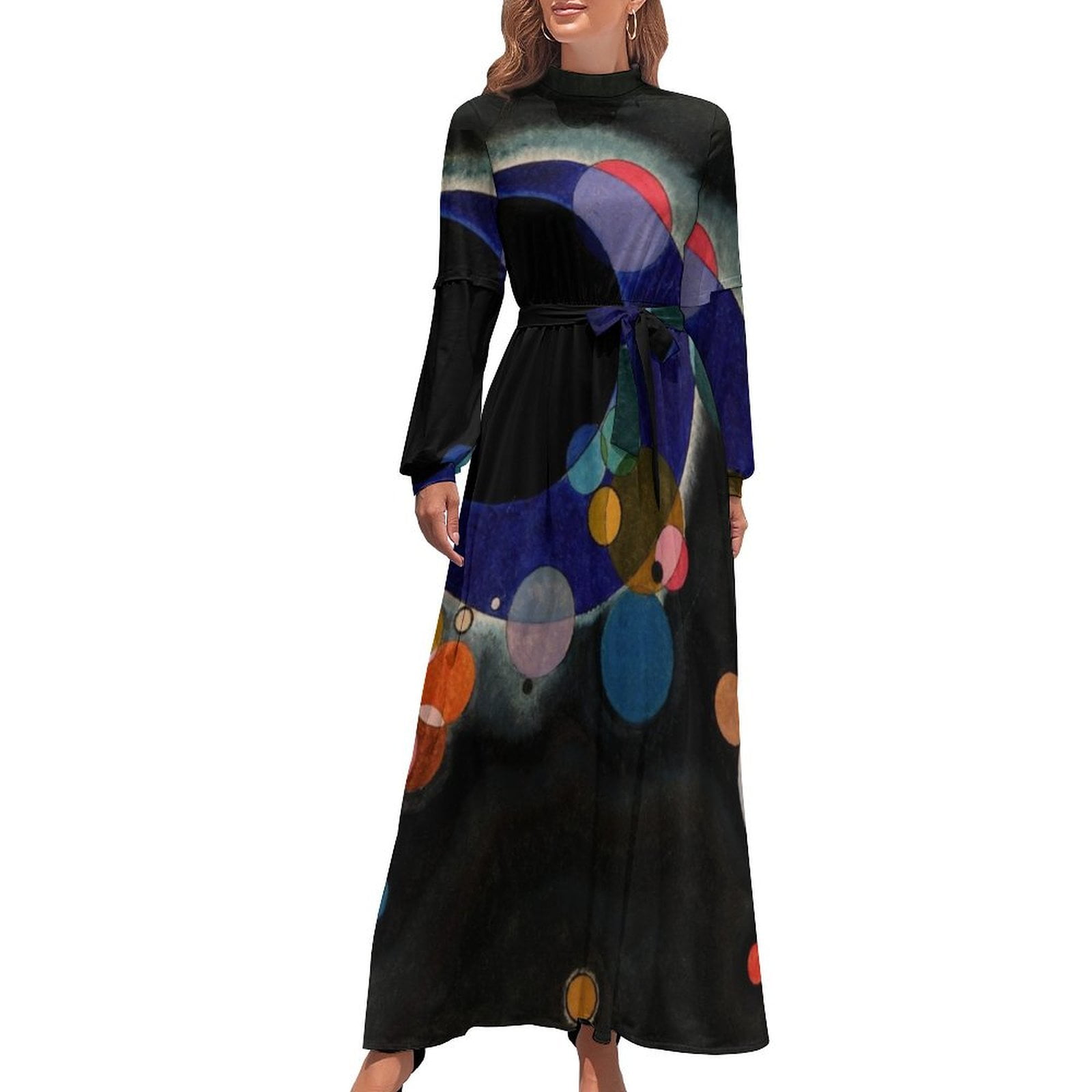 Wassily Kandinsky - Several Circles - Bauhaus Art Long Dress chic and ...