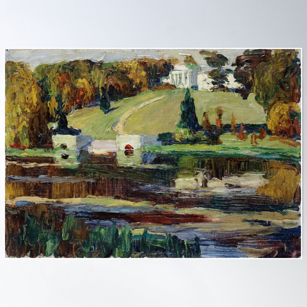 Wassily Kandinsky Sketch For Akhtyrka – Fall (1901) | Wassily Kandinsky ...
