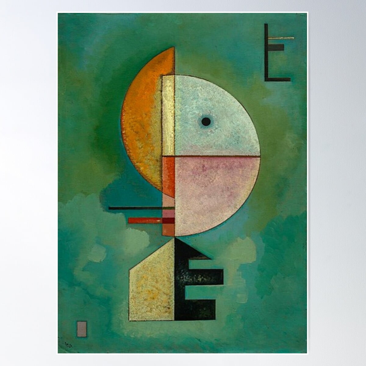 Wassily Kandinsky - Upward, 1929 Poster Wall Art, Modern Wall Decor For ...