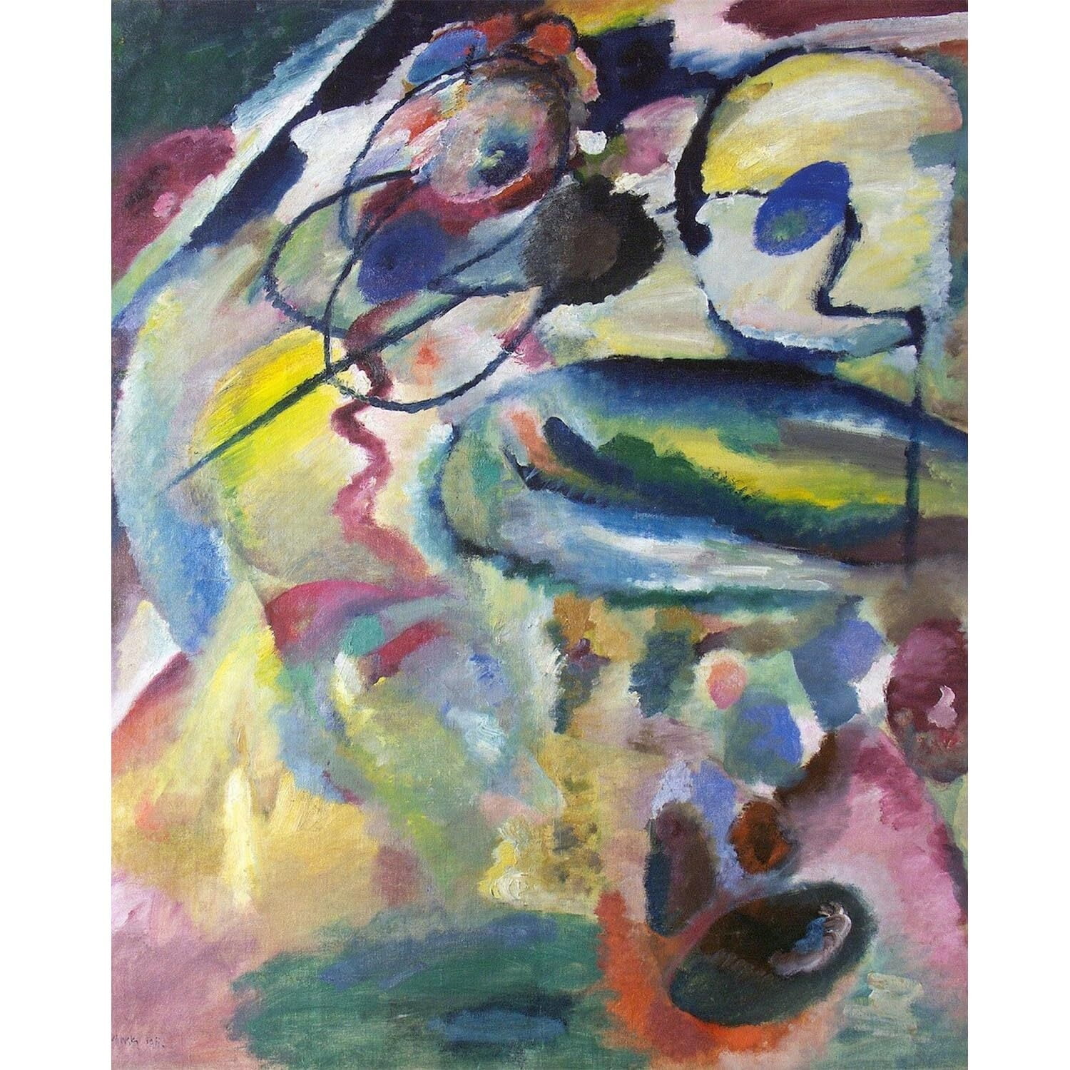 Wassily Kandinsky Wall Art Colorful graffiti Posters Wassily Kandinsky ...