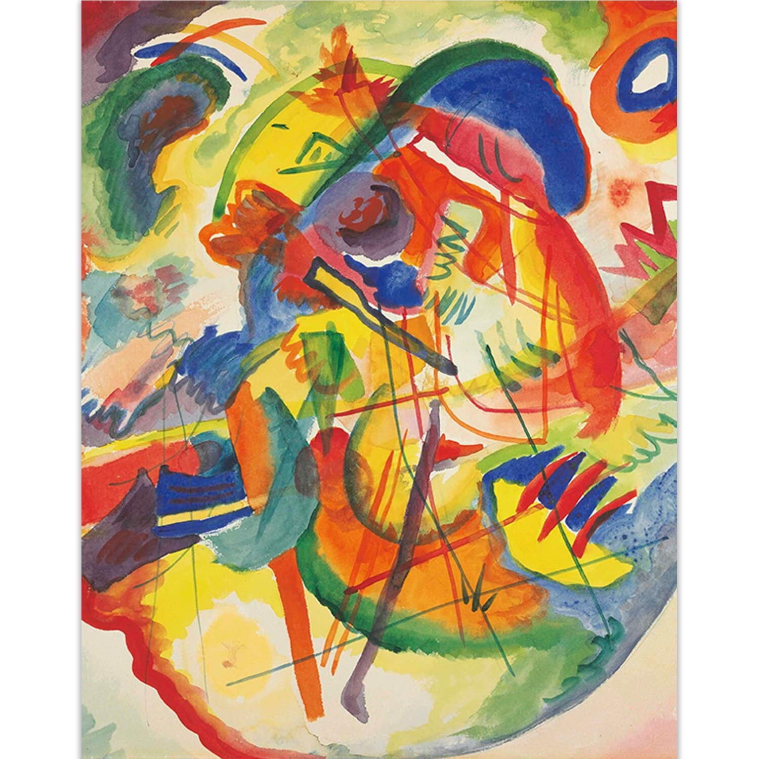 Wassily Kandinsky Wall Art Exhibition Canvas Painting Wassily Kandinsky ...