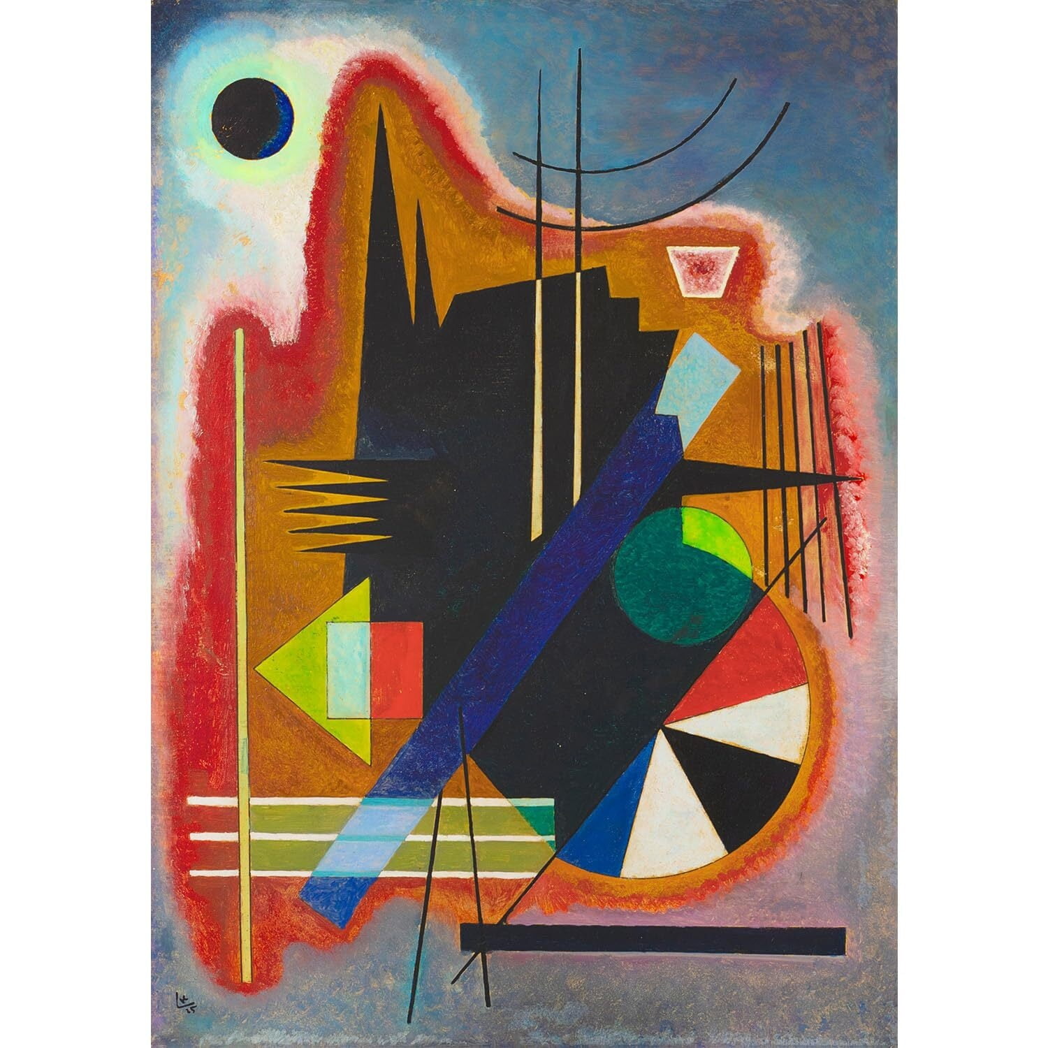 Wassily Kandinsky Wall Art Exhibition Canvas Painting Wassily Kandinsky ...