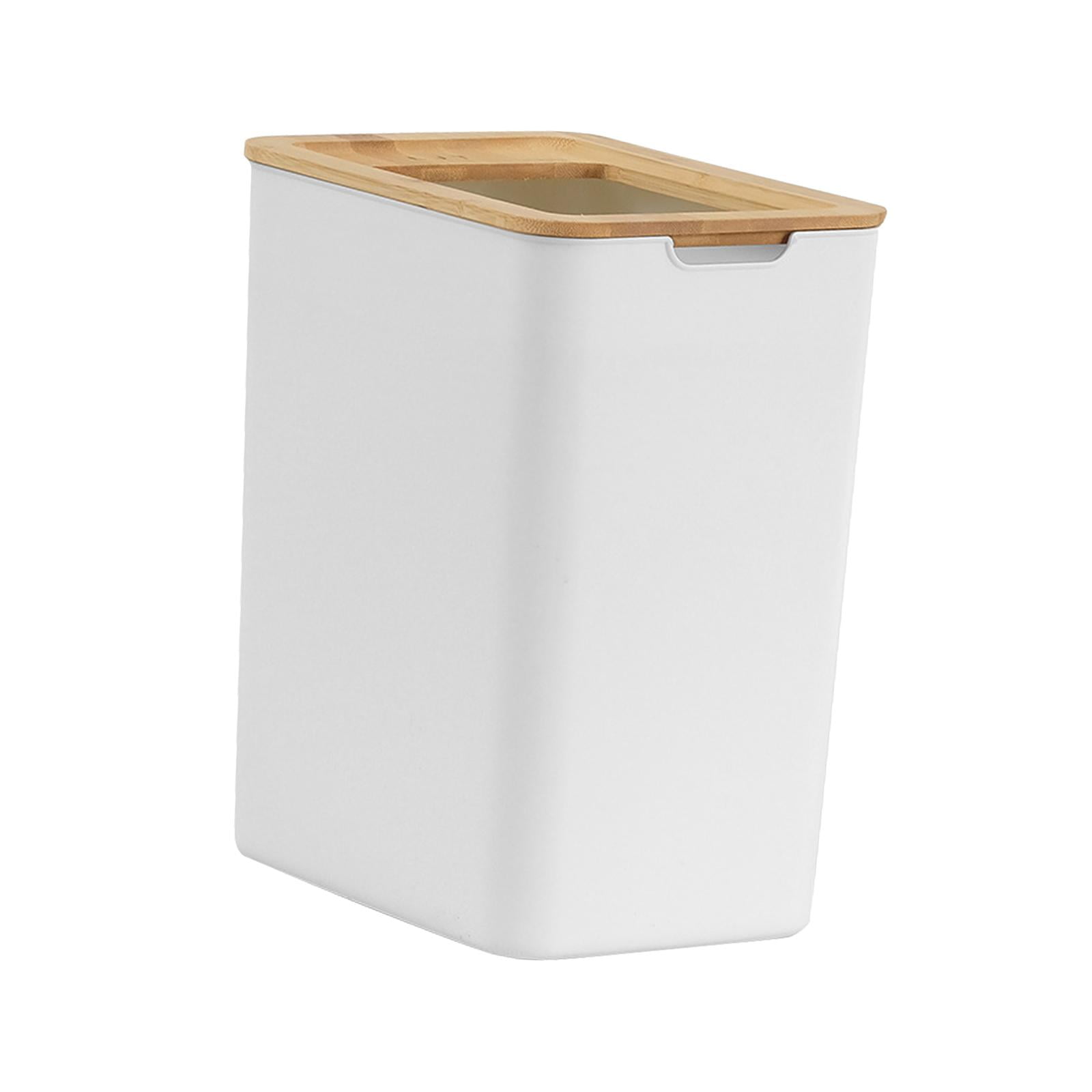 Waste Basket Bathroom Wastebasket Simple Large Opening Top Toilets ...