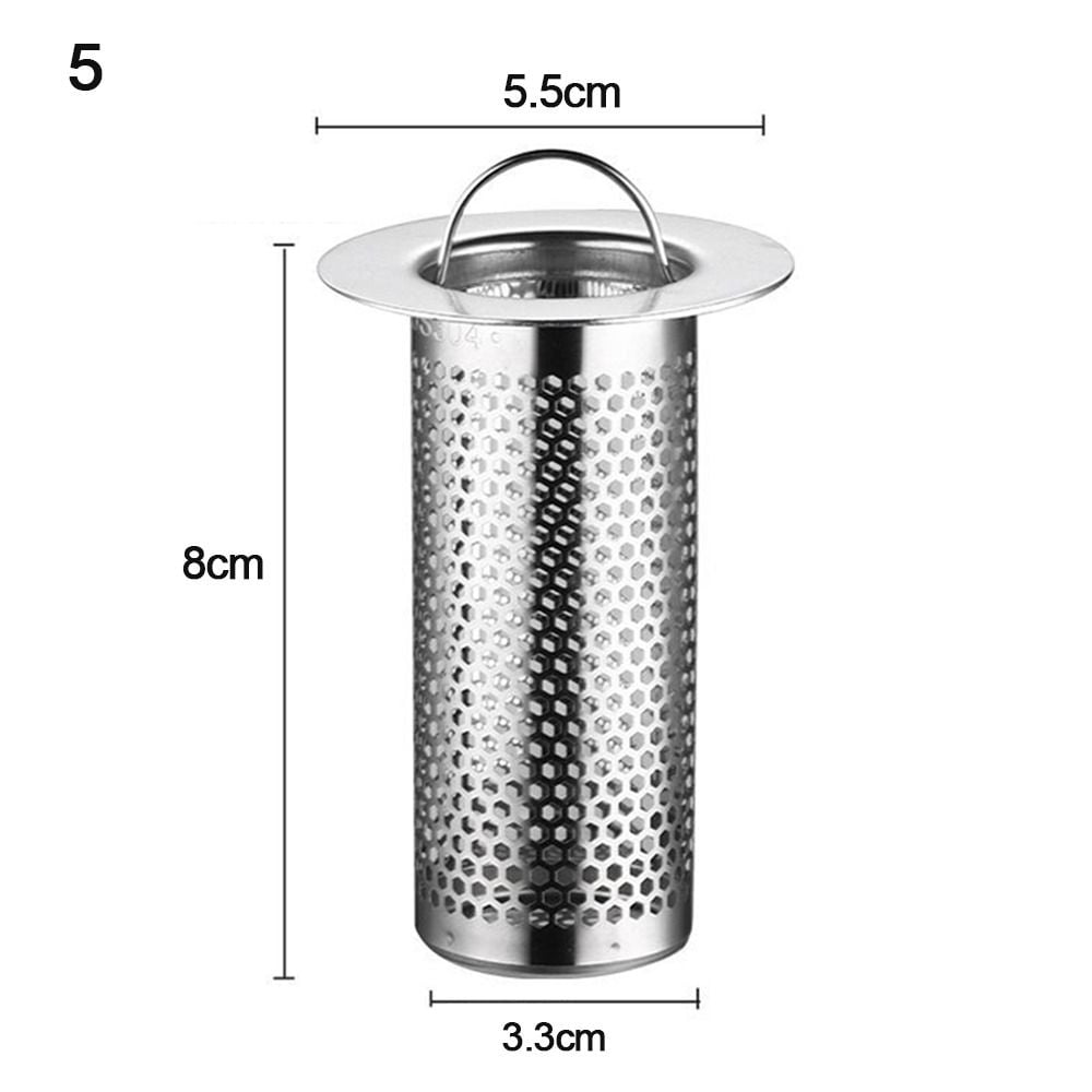 Waste Drainer Durable Anti-Clogging Shower Leak Net Stainless Steel ...