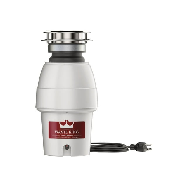 Waste King 9930 Legend Series 1/2 HP Continuous Feed Operation Garbage ...