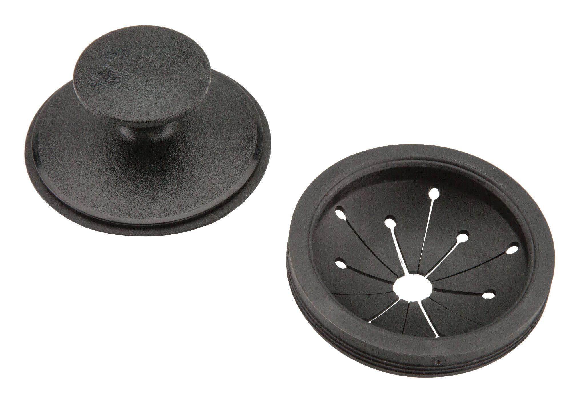 Waste King Black Disposer EZ Mount Garbage Disposal Stopper and Splash ...