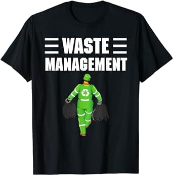 Waste Management Collector Boy Recycling Gifts Funny Shirt T-Shirt ...