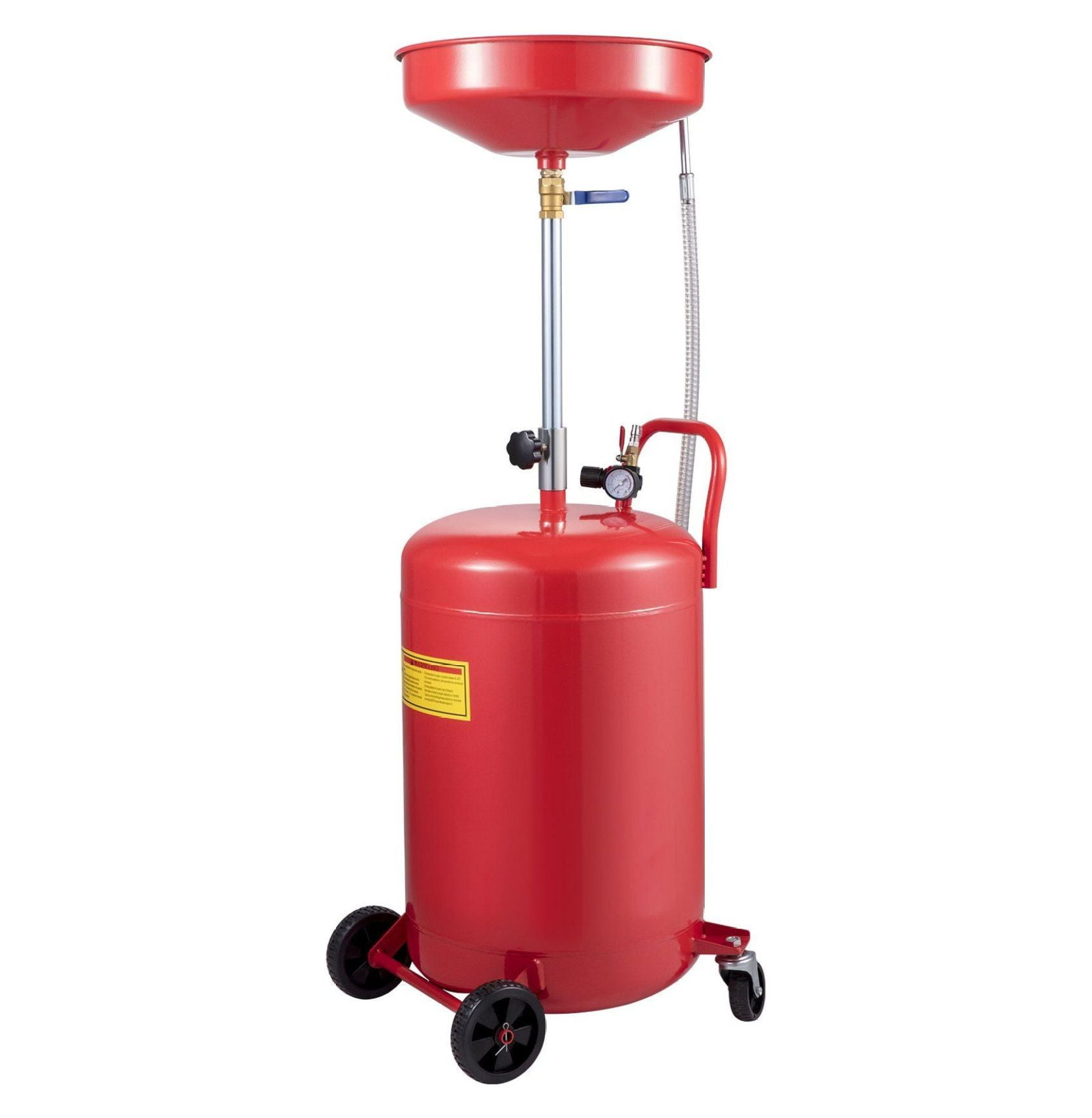 Waste Oil Drain Tank 20 Gallon - Portable Oil Drainer Air Operated ...