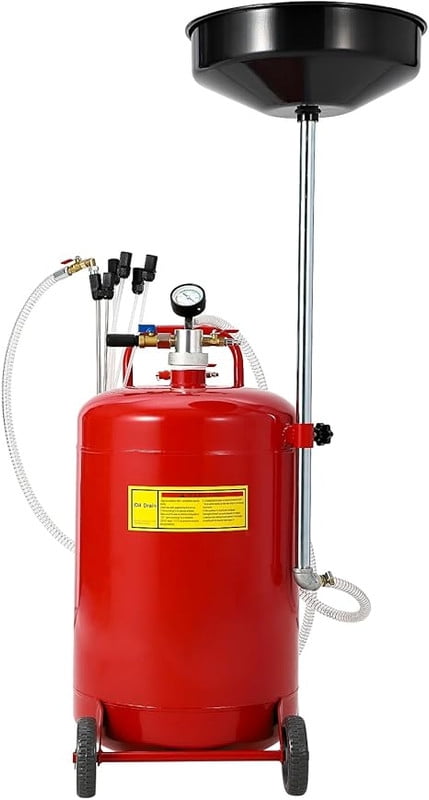 Waste Oil Drain Tank, Pneumatic Oil Drain Extractor & Collector, 20 ...