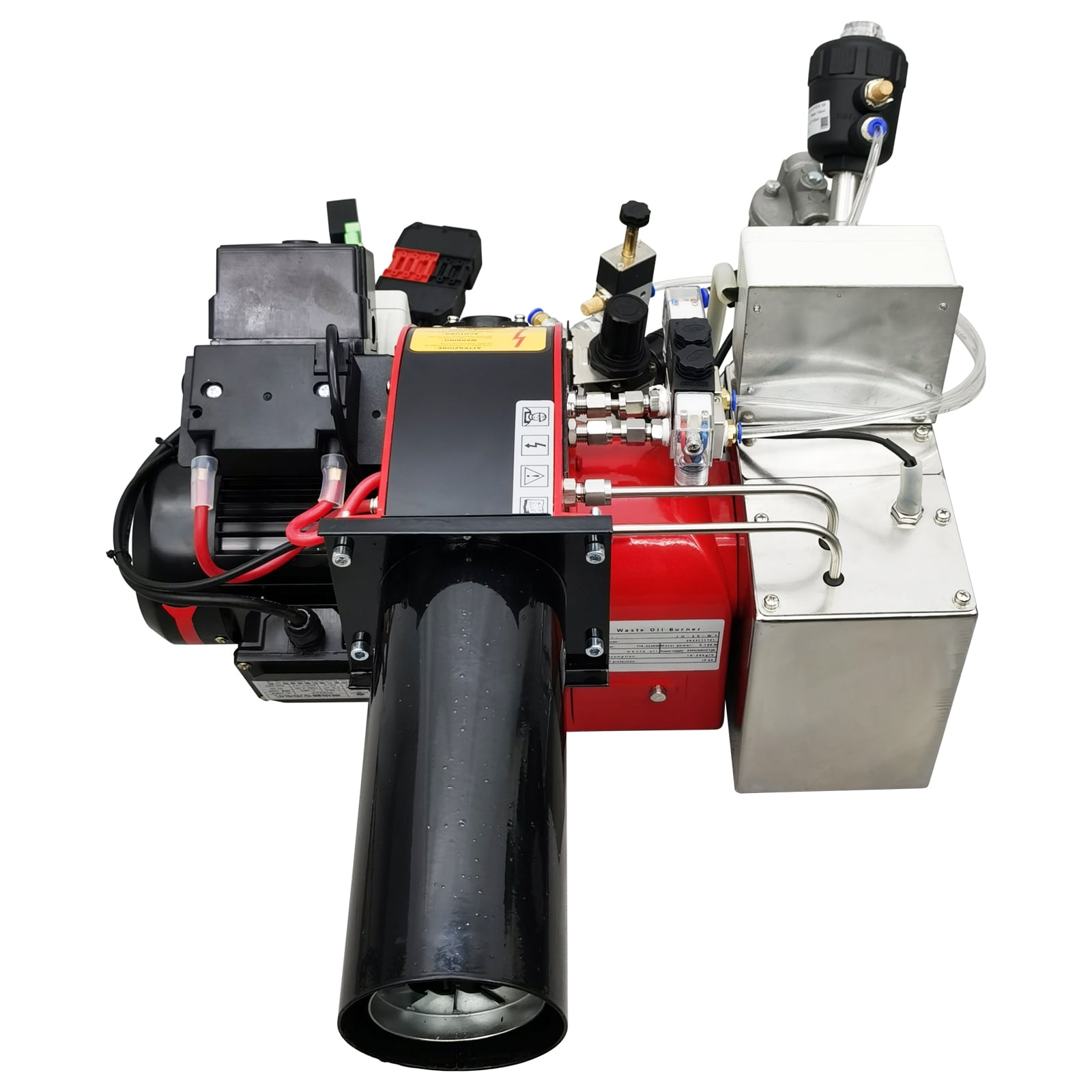 Waste Oil Heater Furnace Air Atomizing Heavy Oil Burner Double Section ...