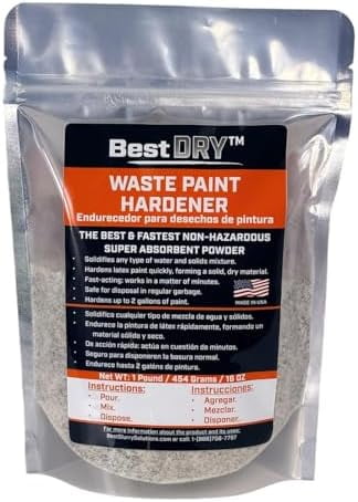 Waste Paint Hardener Powder, Fast Hardening Solution in 5 Minutes ...