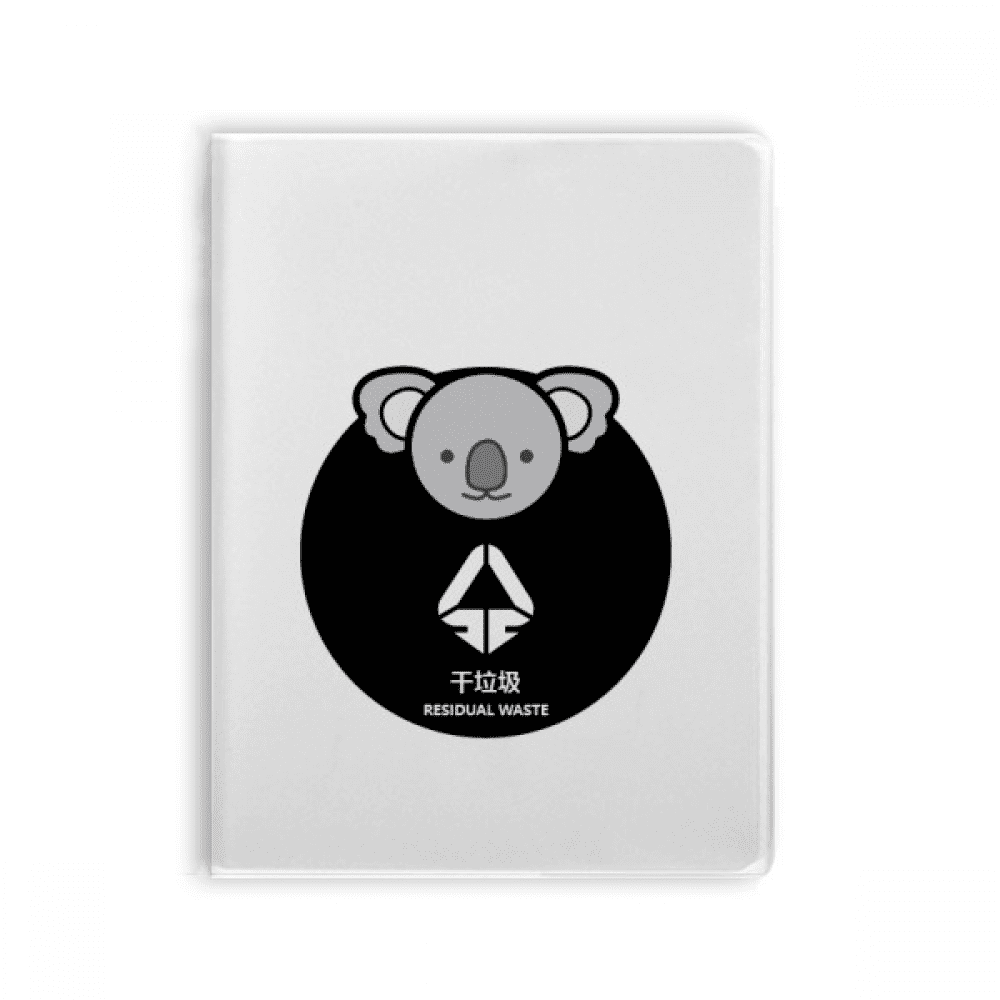 Waste Sort Dry Garbage Koalas Notebook Gum Cover Diary Soft Cover ...