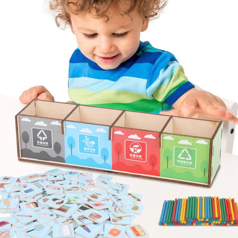 Waste Sorting Game Sorting Game Early Education Toy Multifunctional ...