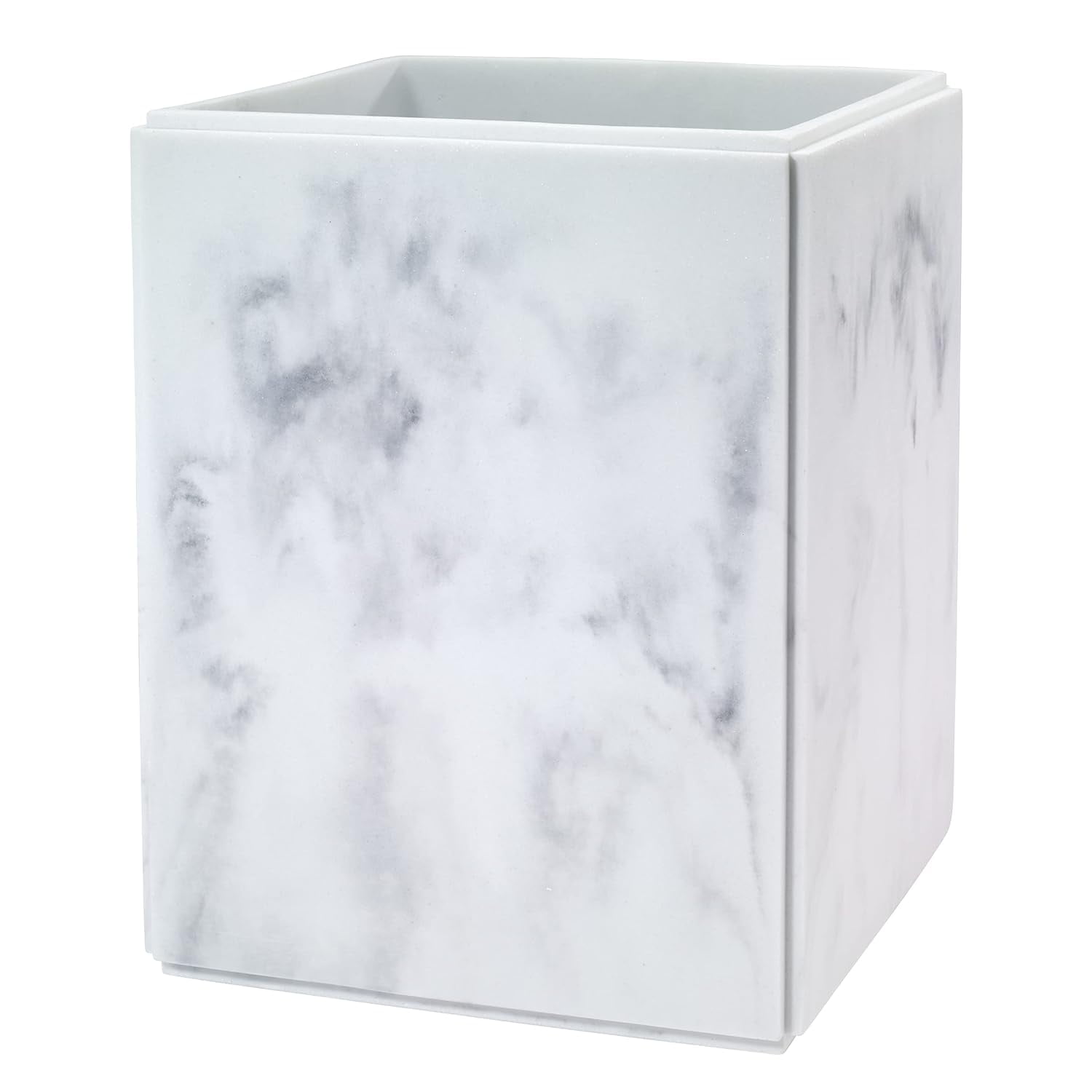 Wastebasket, Decorative Trash Can, Marble Inspired Home Decor (Catania ...