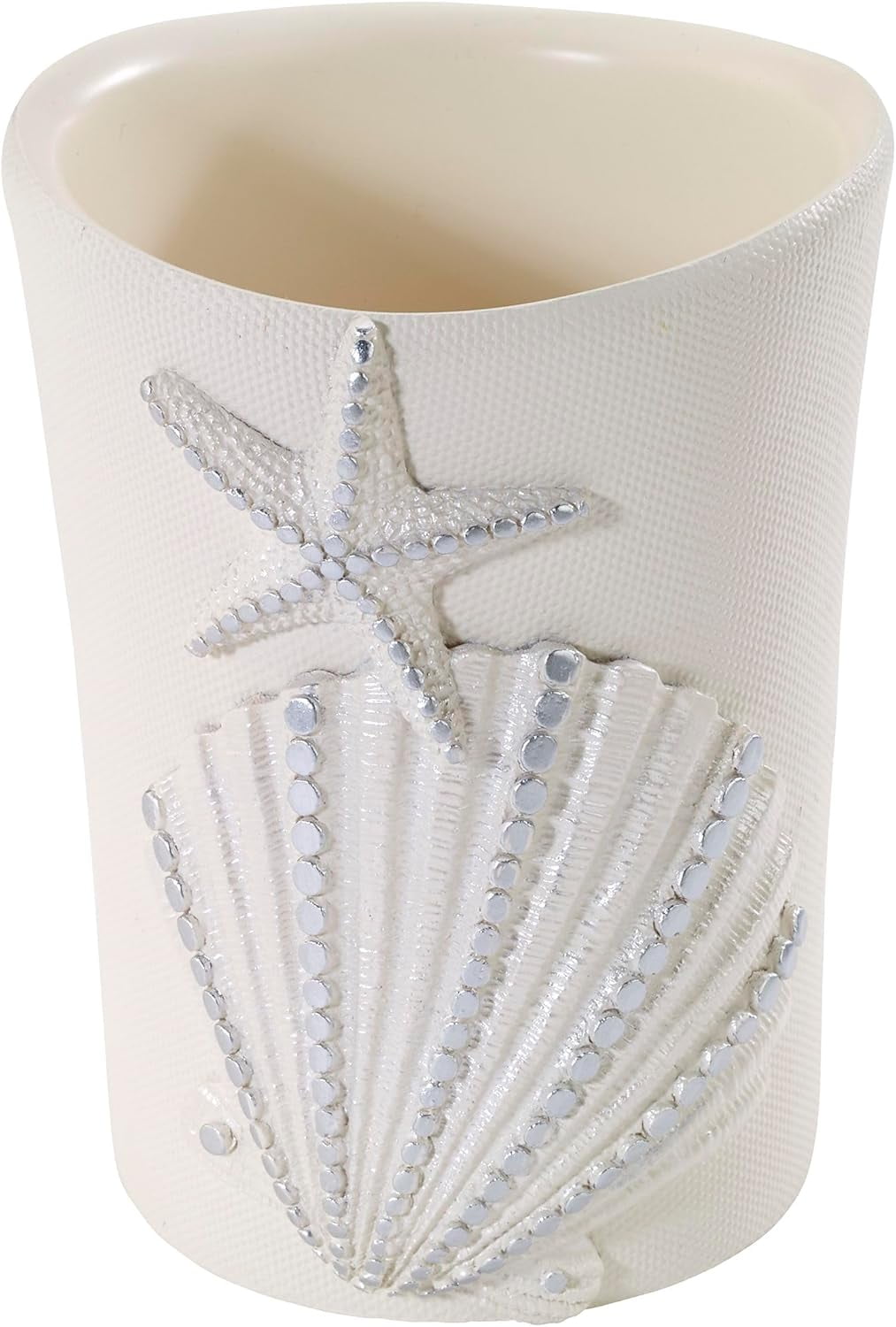 Wastebasket, Decorative Trash Can, Seashell Inspired Bathroom ...