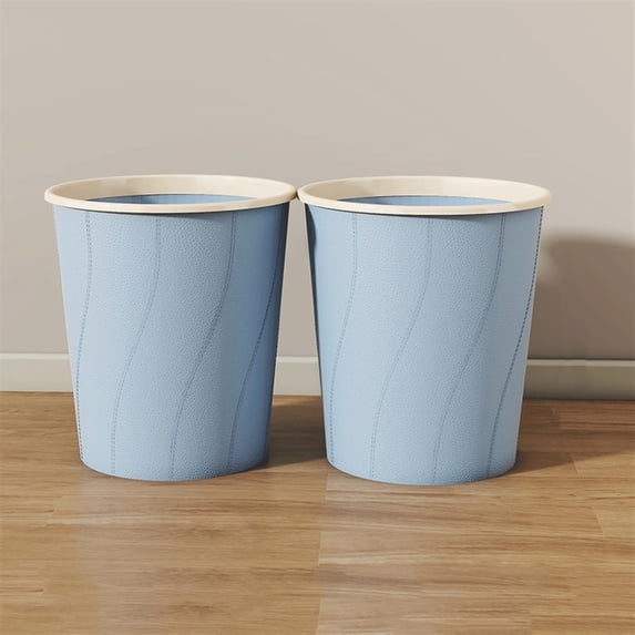 Wastebasket, Round Lidless Double Bucket Design Large Plastic ...