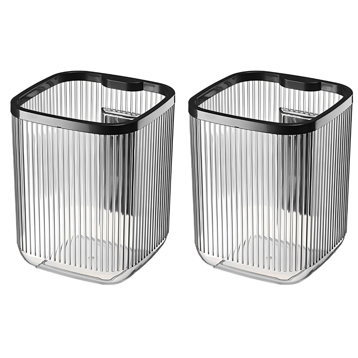 Wastepaper Basket Office 2 Pack Household Desk The Pet Abs Small ...