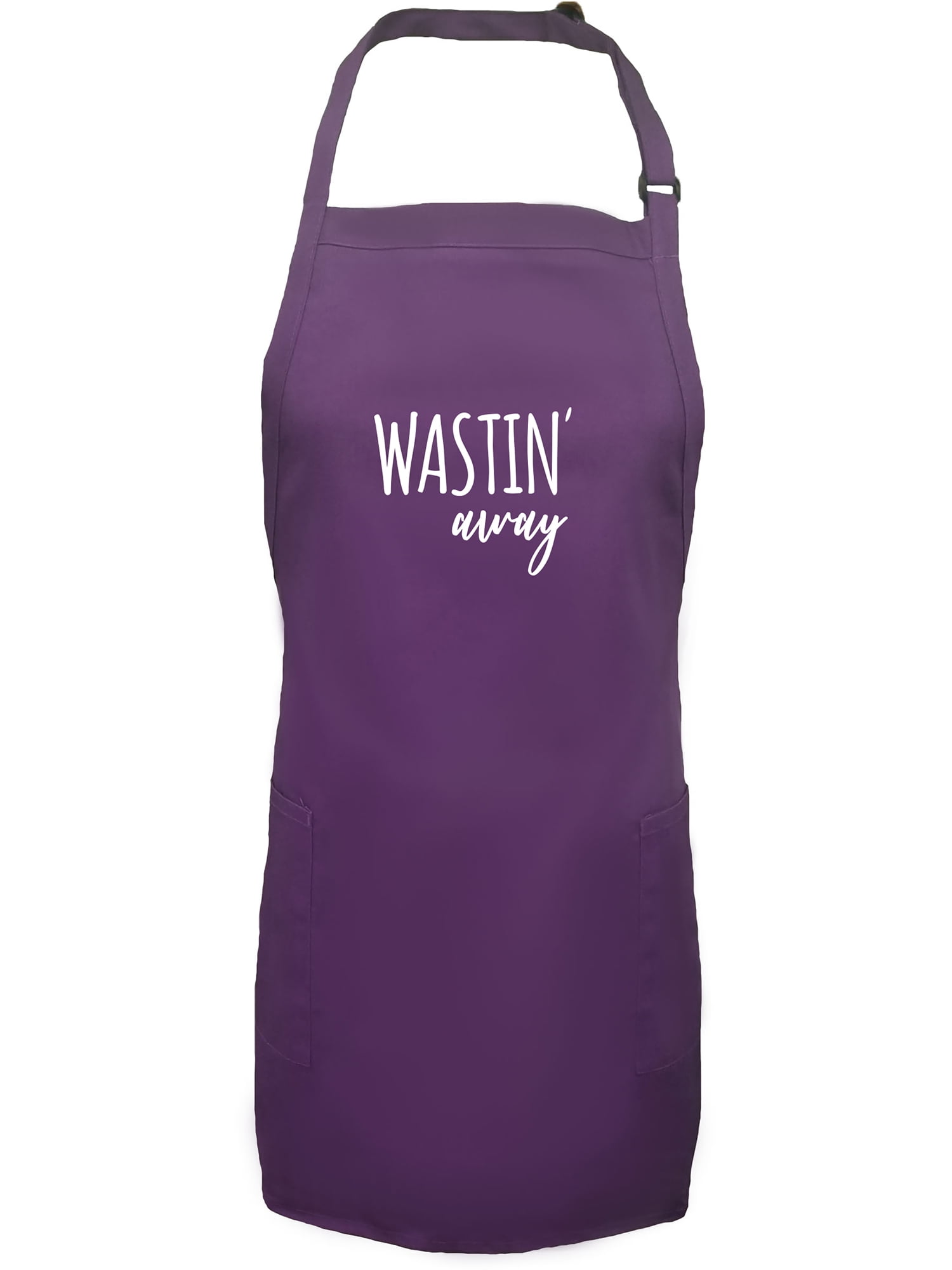 Wastin Away Apron with 2 patch pockets - Walmart.com