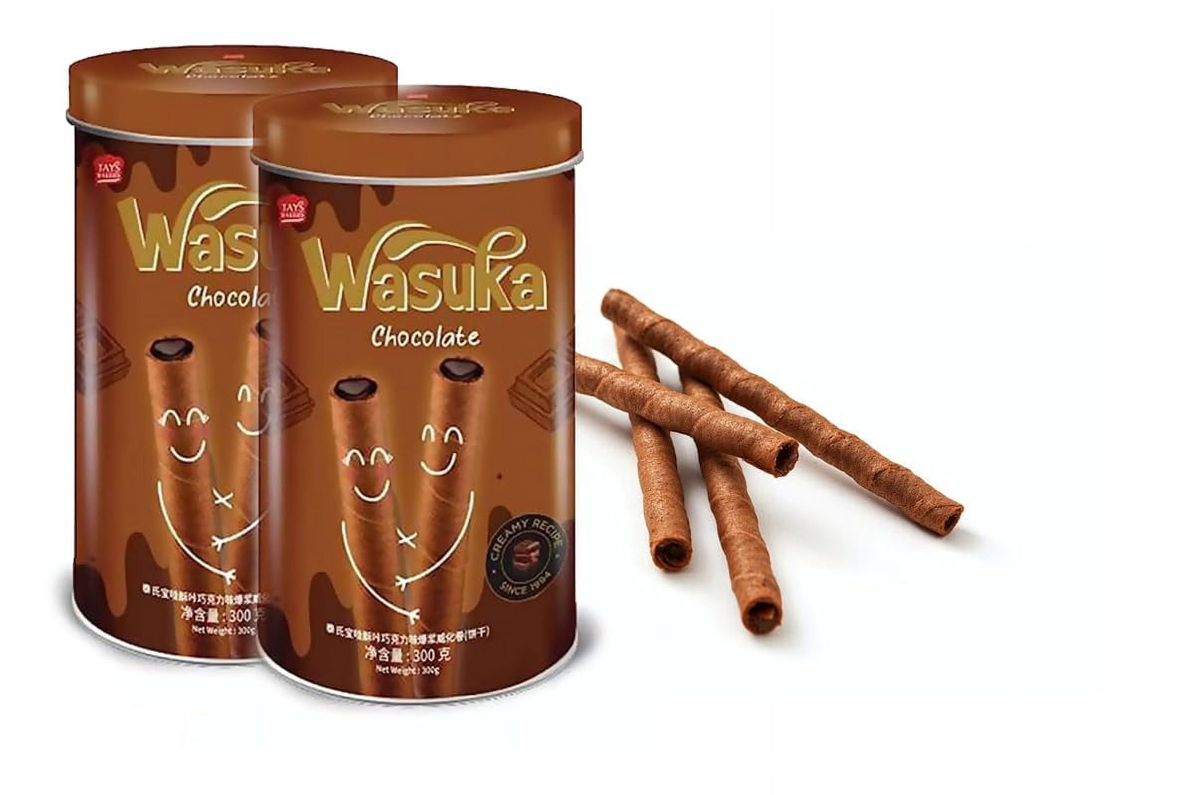 Wasuka Wafer Rolls Chocolate RE32Flavor Premium Snack with 100 Natural ...