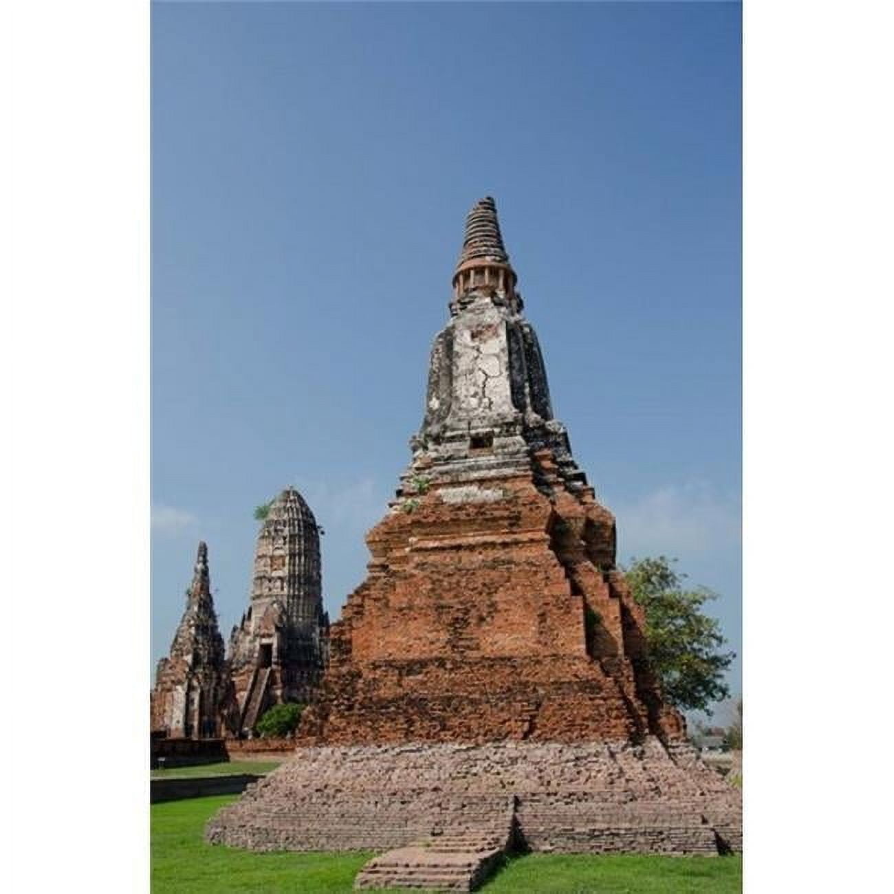 Wat Chaiwatthanaram Buddhist Monastery Chedi & Prang Temples Bangkok ...