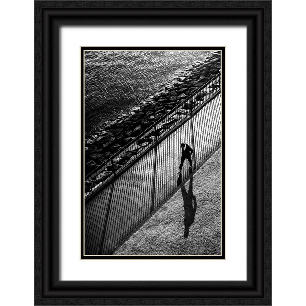 Watanabe, Kentaro 11x14 Black Ornate Wood Framed with Double Matting ...