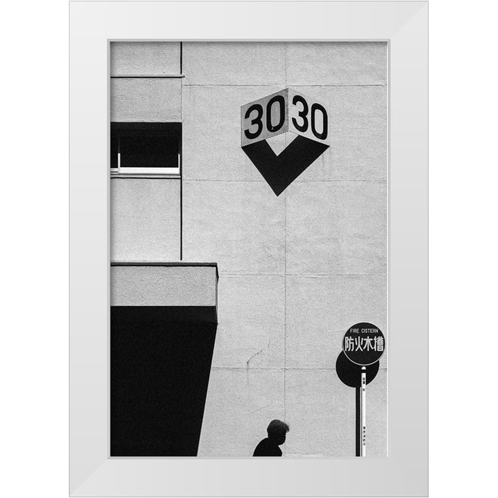 Watanabe, Kentaro 13x18 White Modern Wood Framed Museum Art Print ...