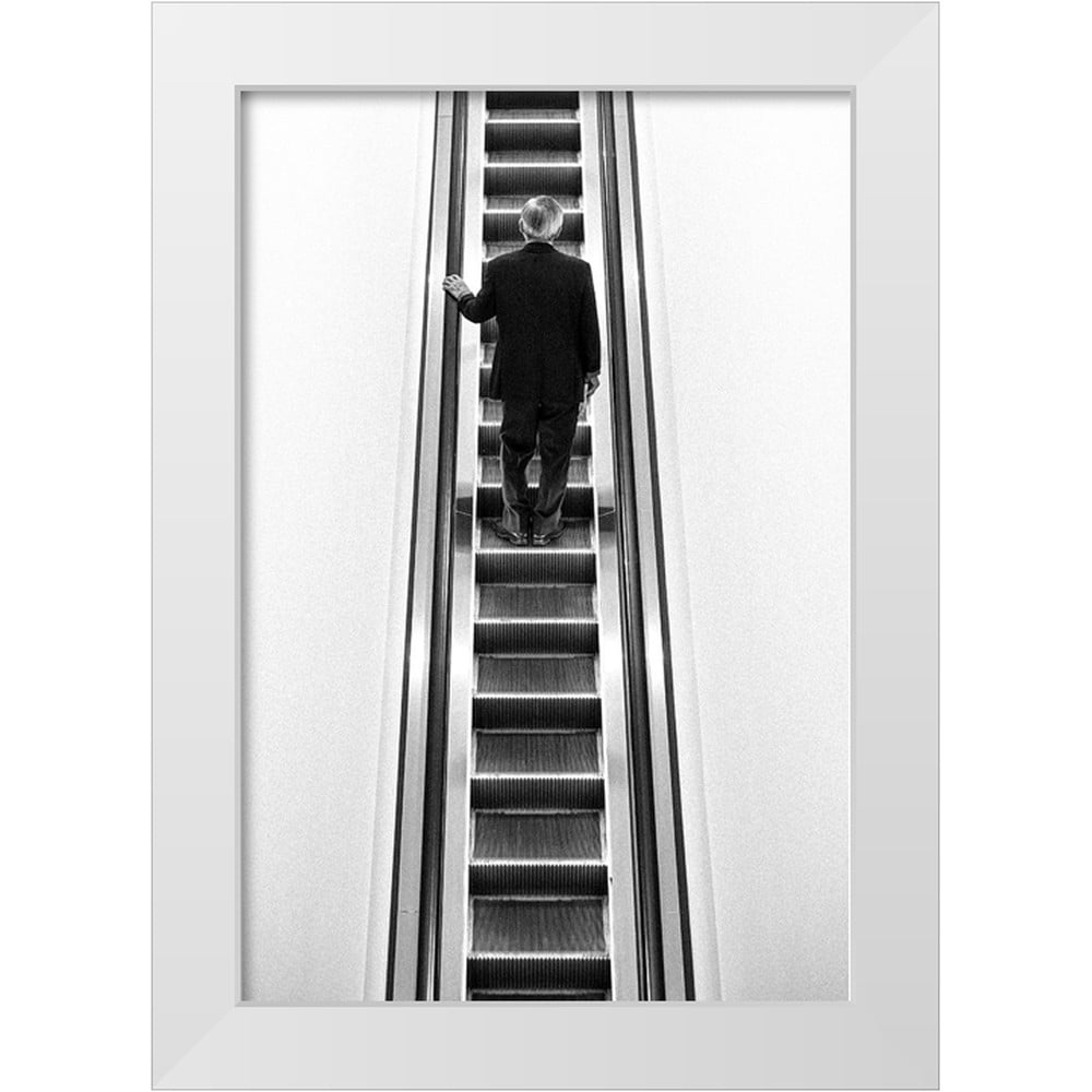 Watanabe, Kentaro 13x18 White Modern Wood Framed Museum Art Print ...