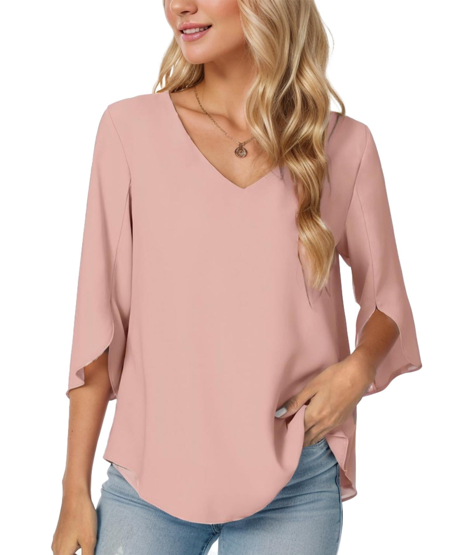 Wataxii Women Summer Tops Dressy Casual Tops 2024 Fashion Business ...