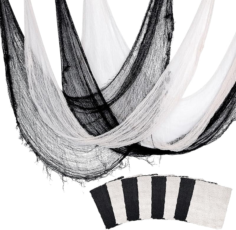 Watayo 500 x 59 Inch Halloween Spooky Cloth, Black Large Size Halloween ...