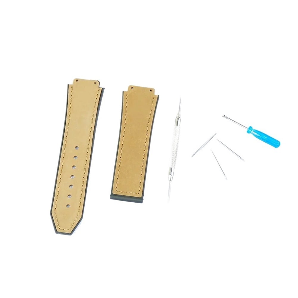 Watch Accessories Leather Strap Scrub Leather Fit For Hublot Watch ...