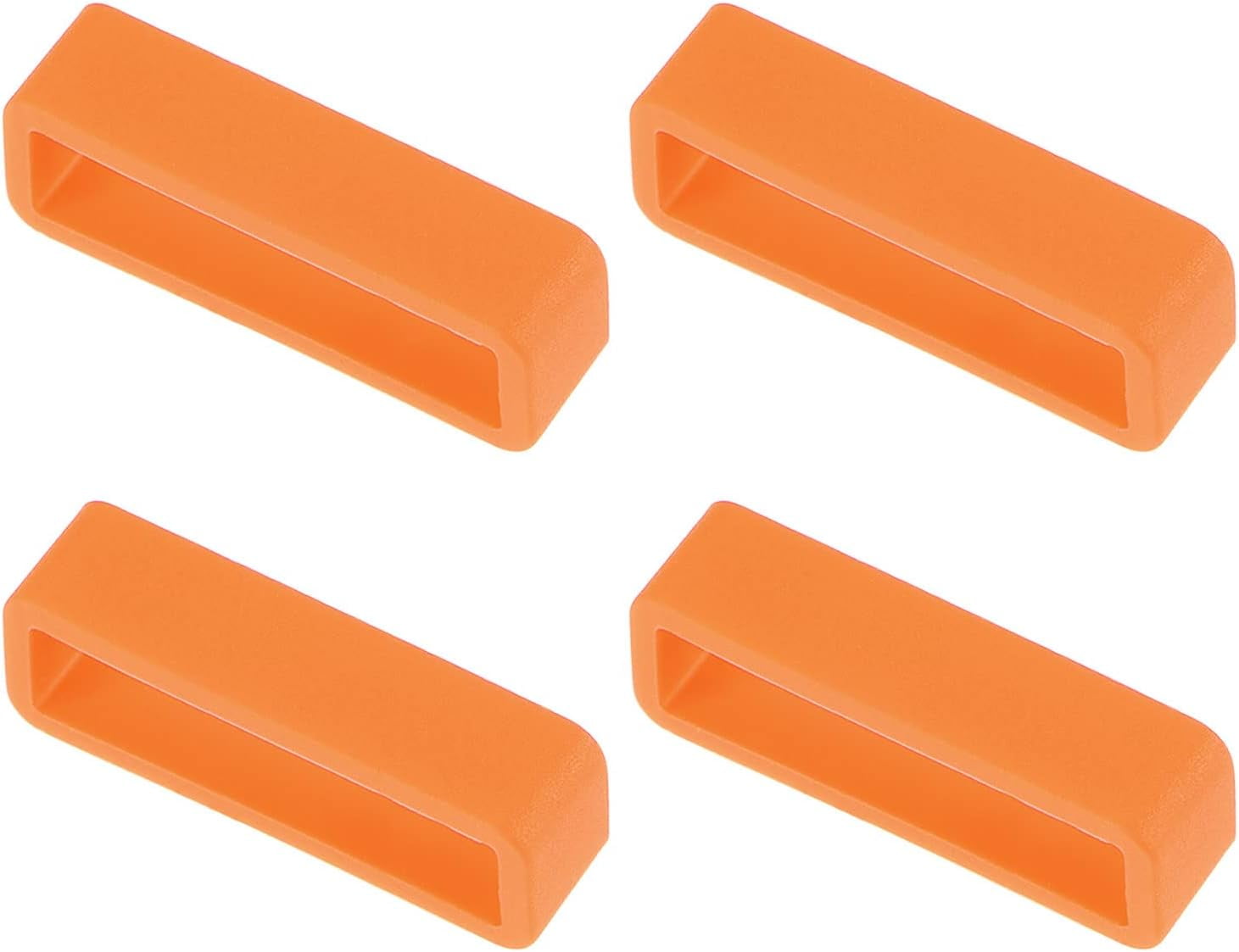 Watch Band Strap Loops, Rubber Replacement Fastener Rings Silicone ...